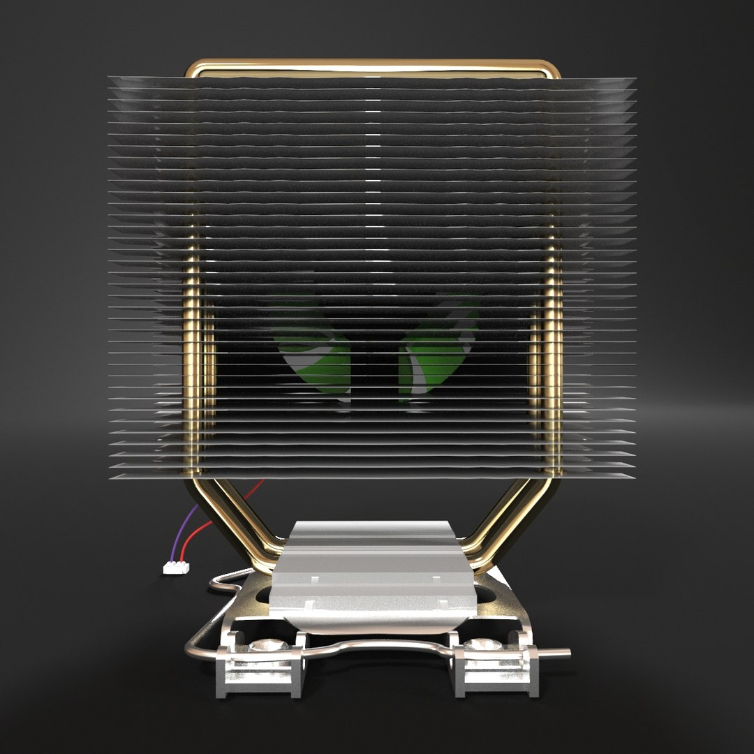 Cooling Radiator Computer 3D - TurboSquid 1332631