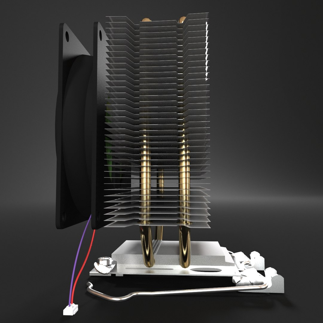 Cooling Radiator Computer 3D - TurboSquid 1332631