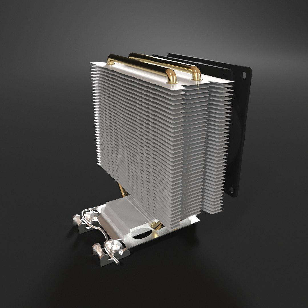 Cooling Radiator Computer 3D - TurboSquid 1332631