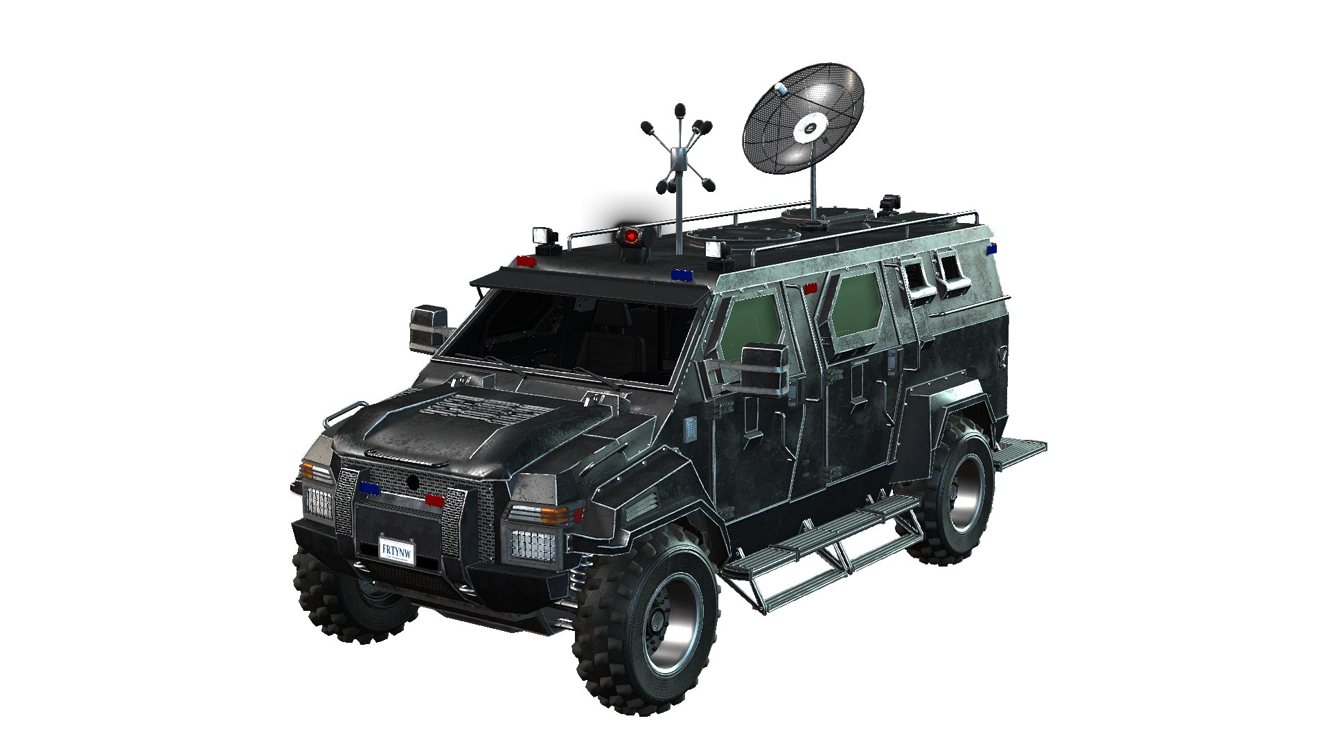 3D SWAT Truck - TurboSquid 2417496
