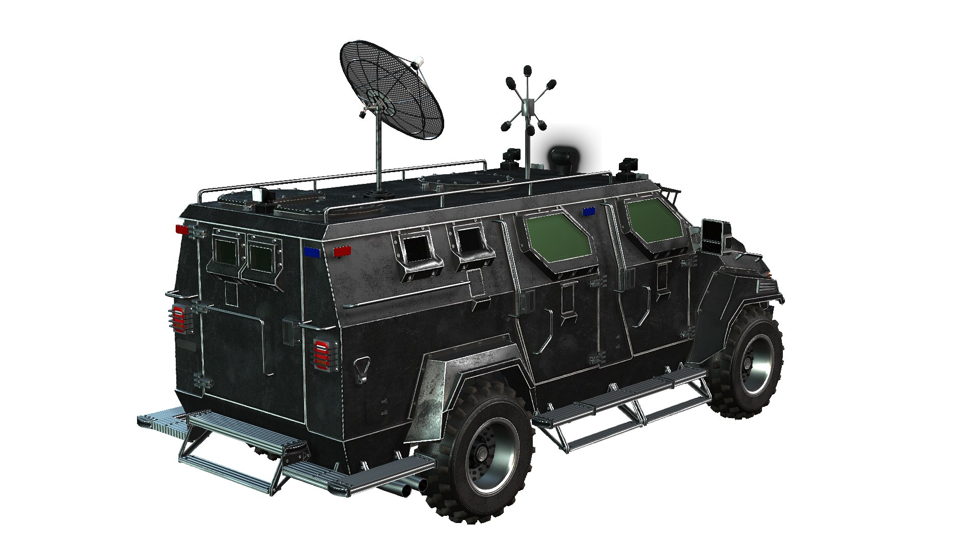 3D SWAT Truck - TurboSquid 2417496