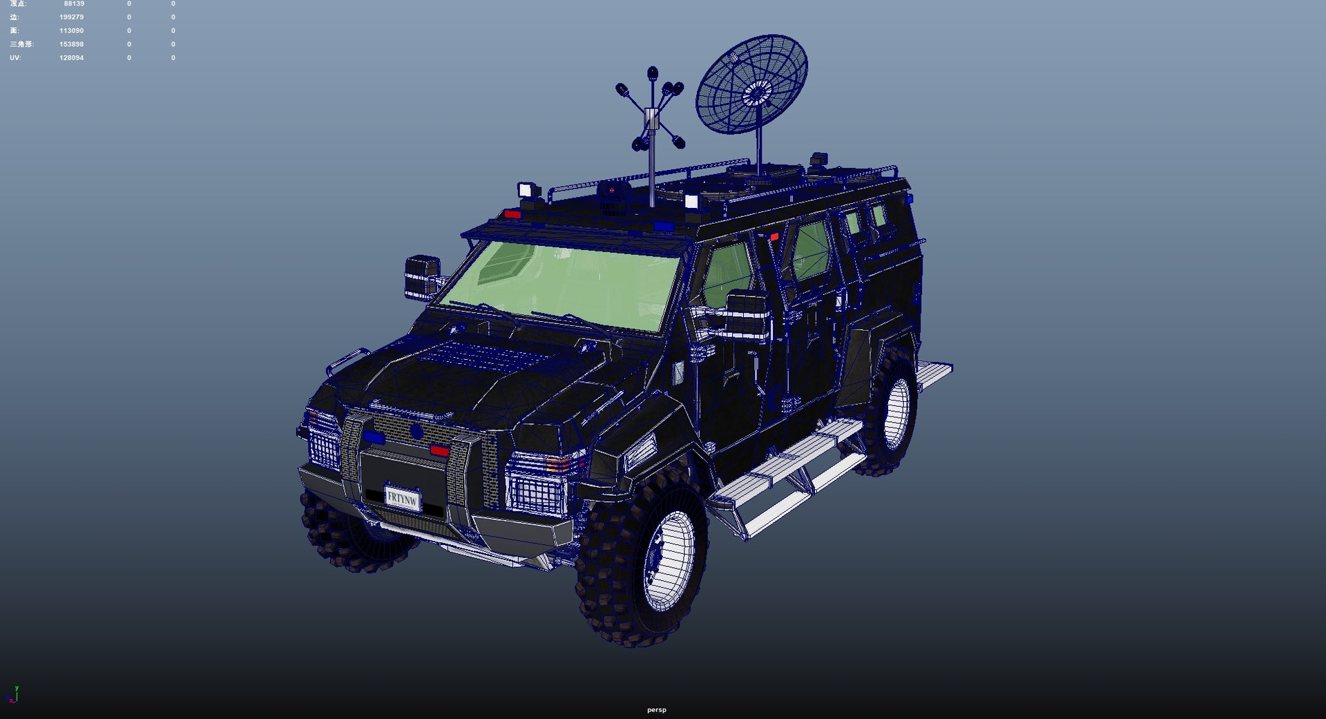 3D SWAT Truck - TurboSquid 2417496