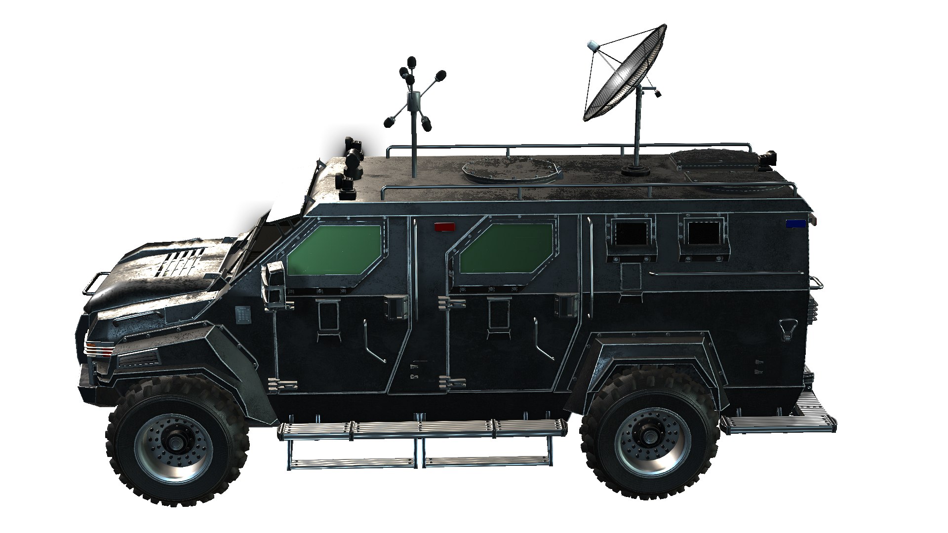3D SWAT Truck - TurboSquid 2417496