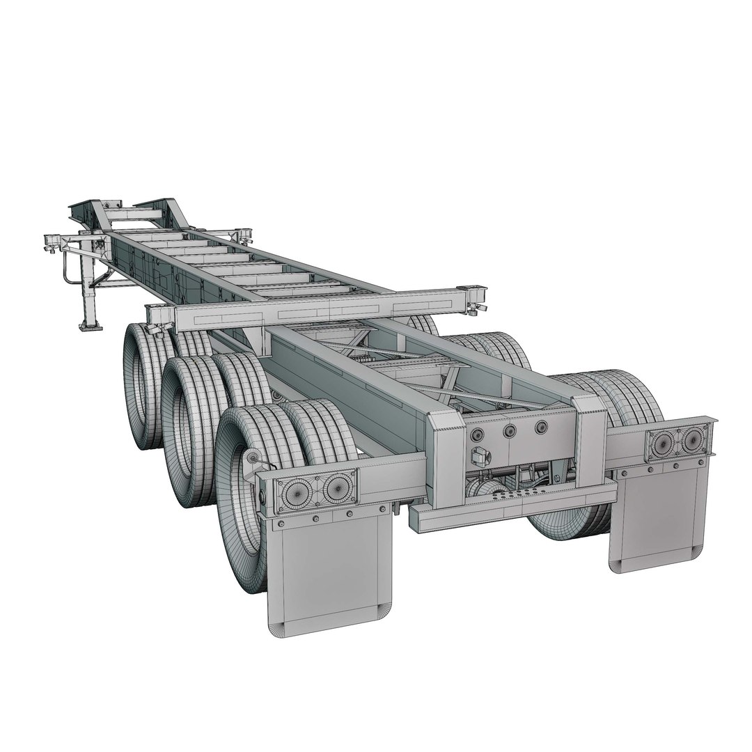 Pioneer 33 Lightweight Tridem Slider Chassis 3D Model - TurboSquid 2070064