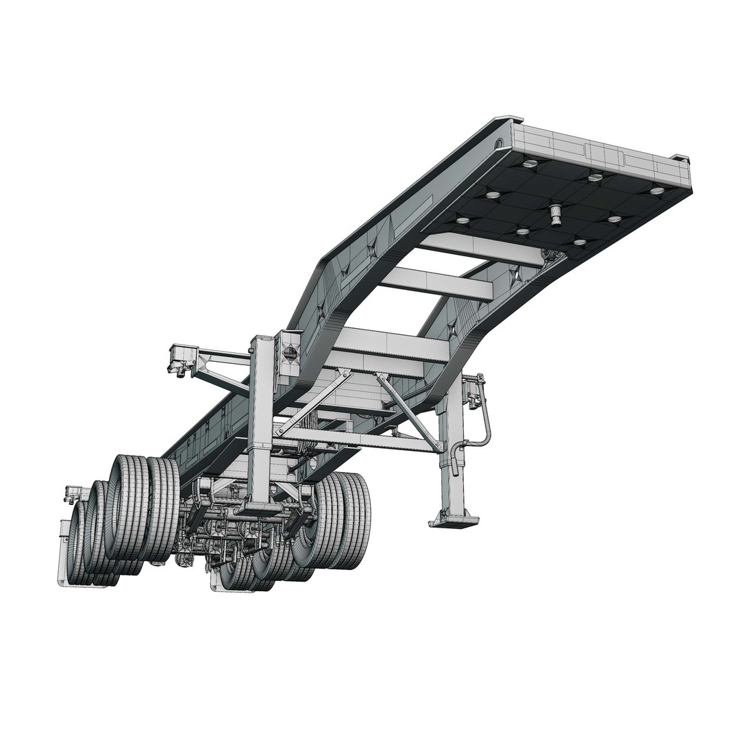 Pioneer 33 Lightweight Tridem Slider Chassis 3D Model - TurboSquid 2070064