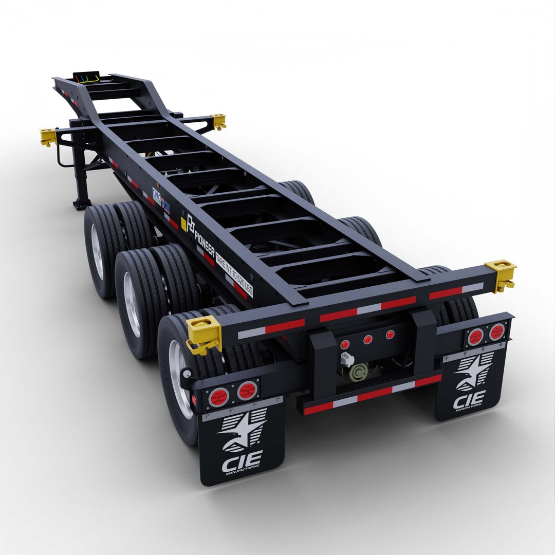 Pioneer 33 Lightweight Tridem Slider Chassis 3D Model - TurboSquid 2070064