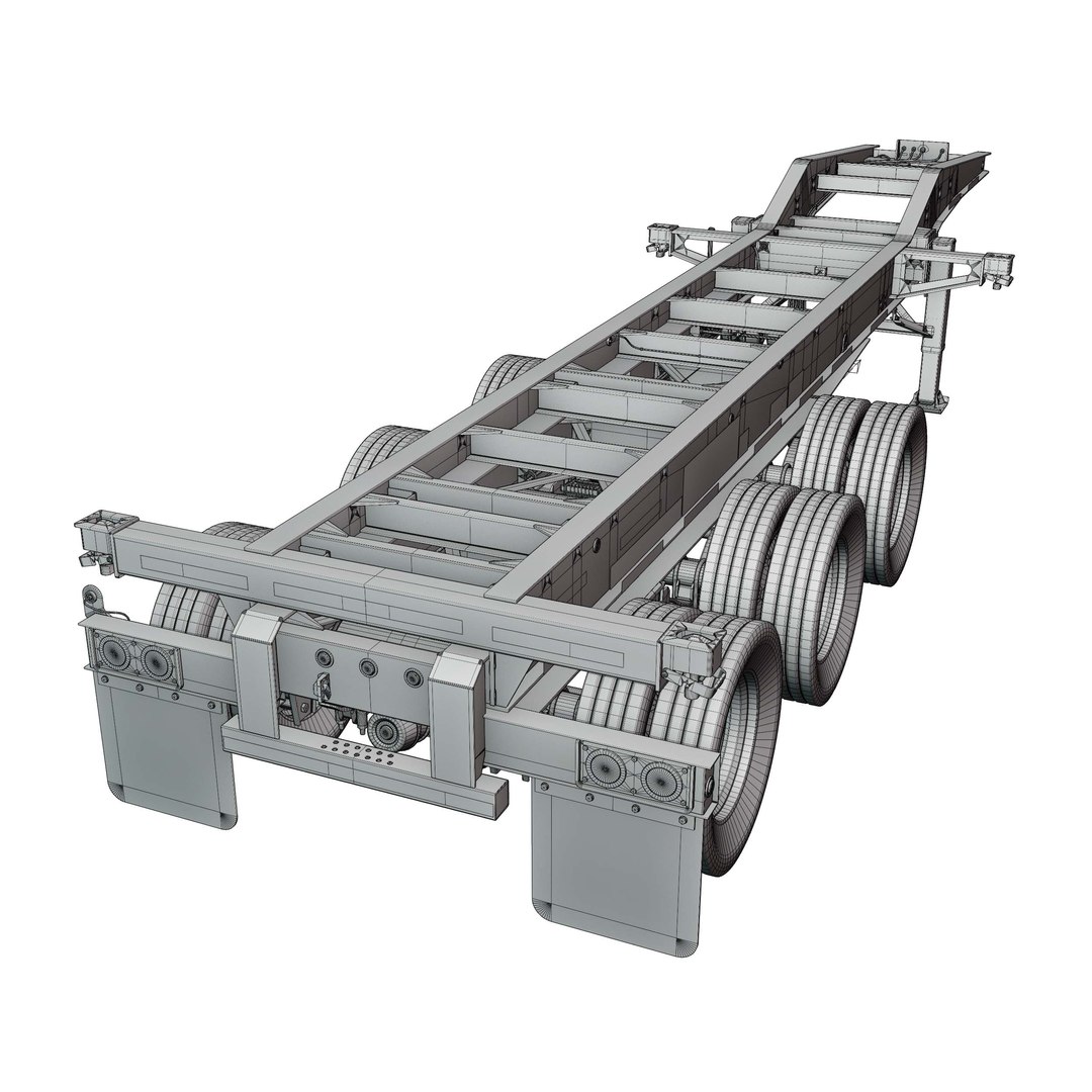 Pioneer 33 Lightweight Tridem Slider Chassis 3D Model - TurboSquid 2070064