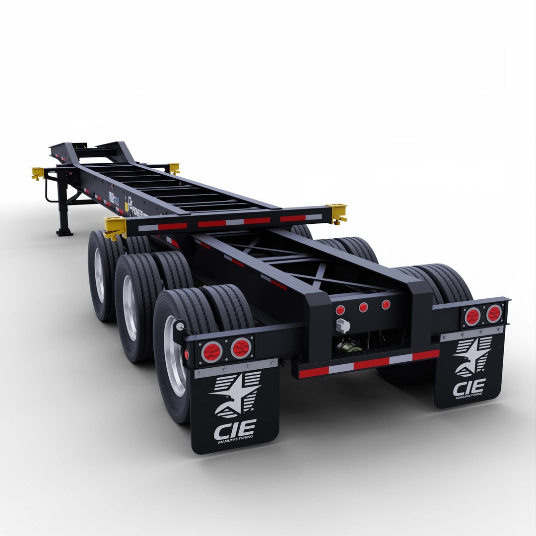 Pioneer 33 Lightweight Tridem Slider Chassis 3D Model - TurboSquid 2070064