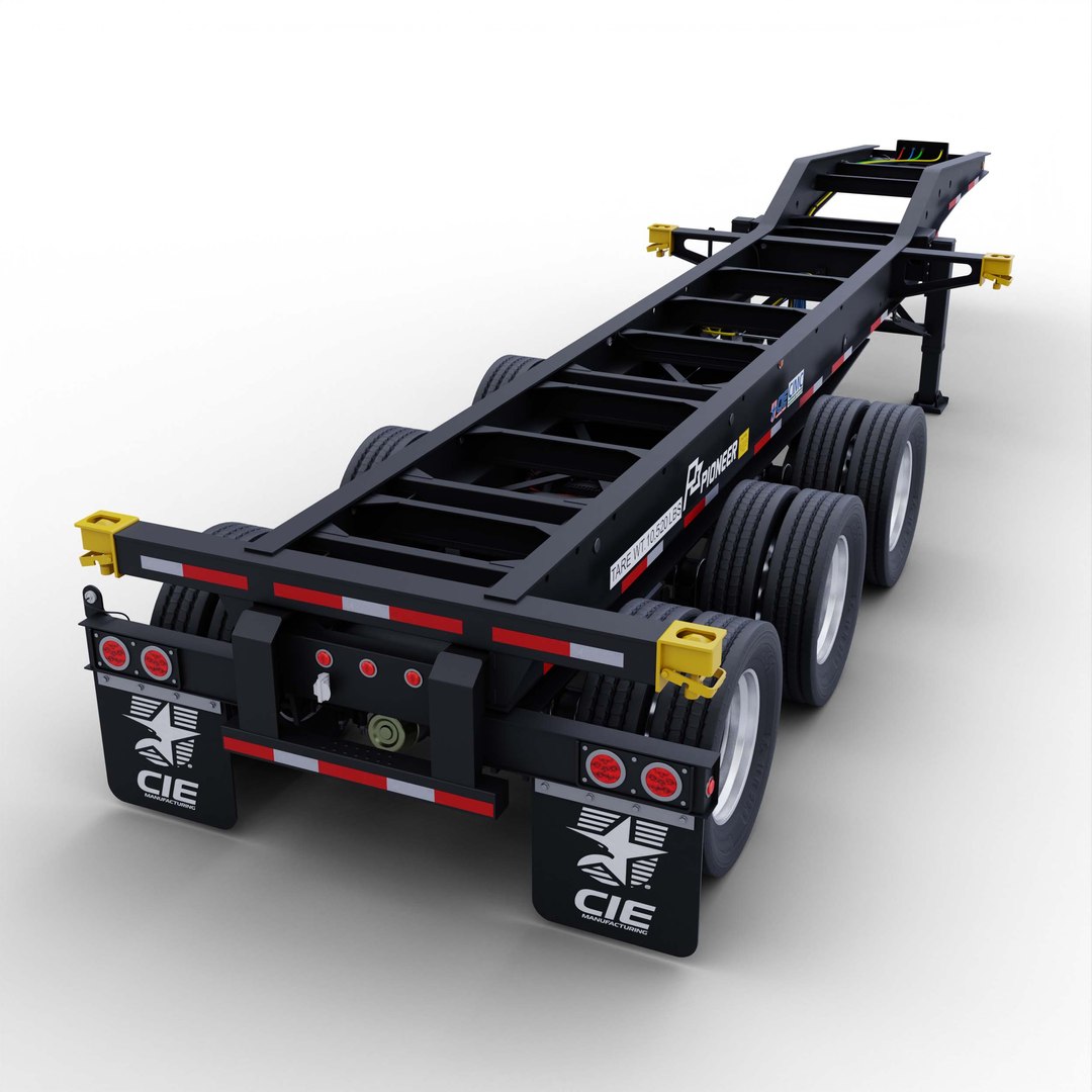 Pioneer 33 Lightweight Tridem Slider Chassis 3D Model - TurboSquid 2070064
