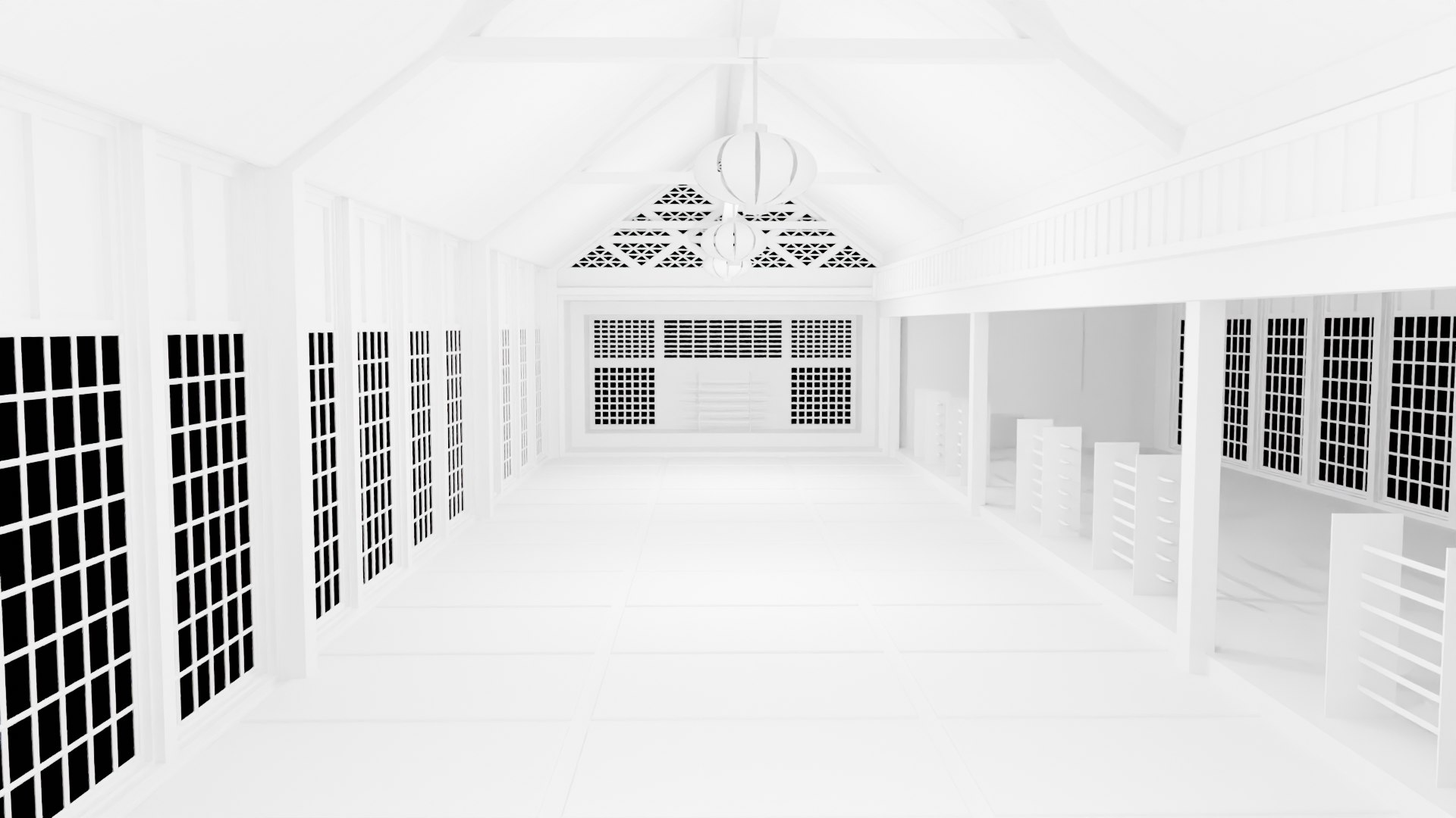 3D Dojo Hall - TurboSquid 2158007