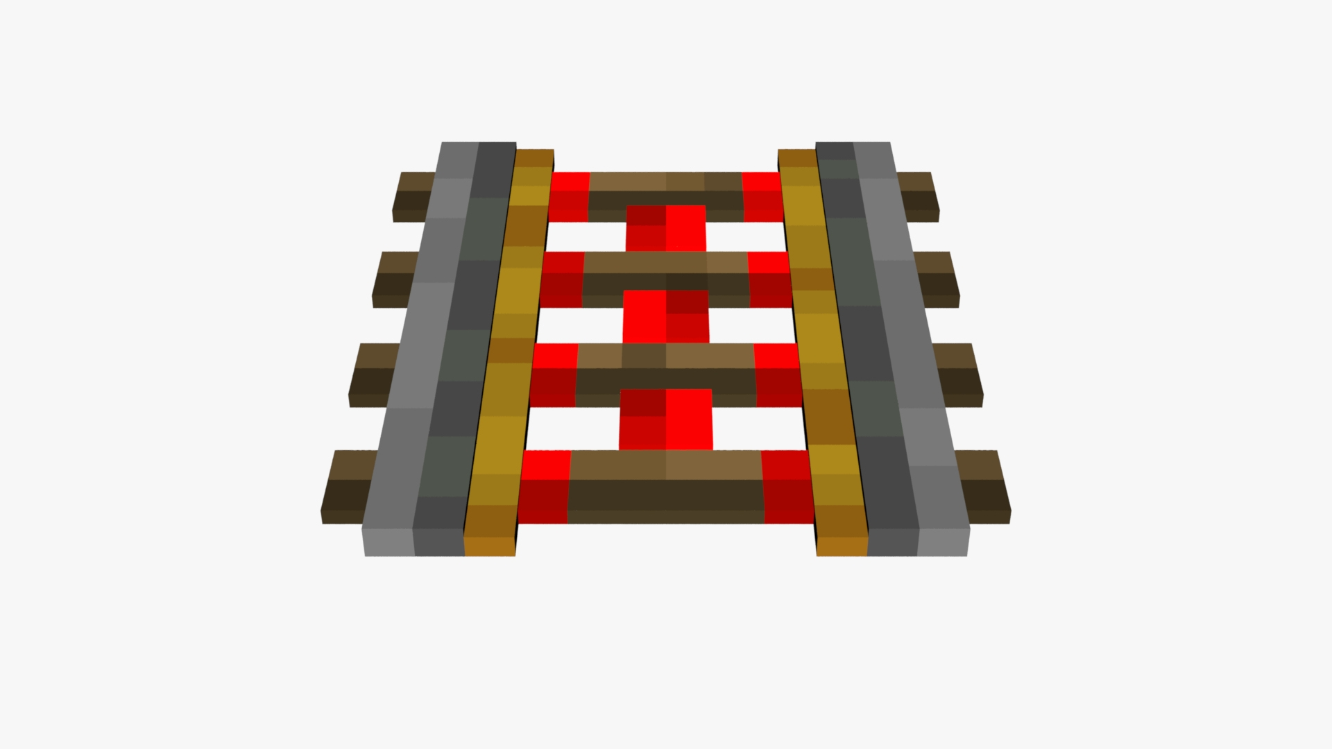 Minecraft Rail 3D Model - TurboSquid 1930432