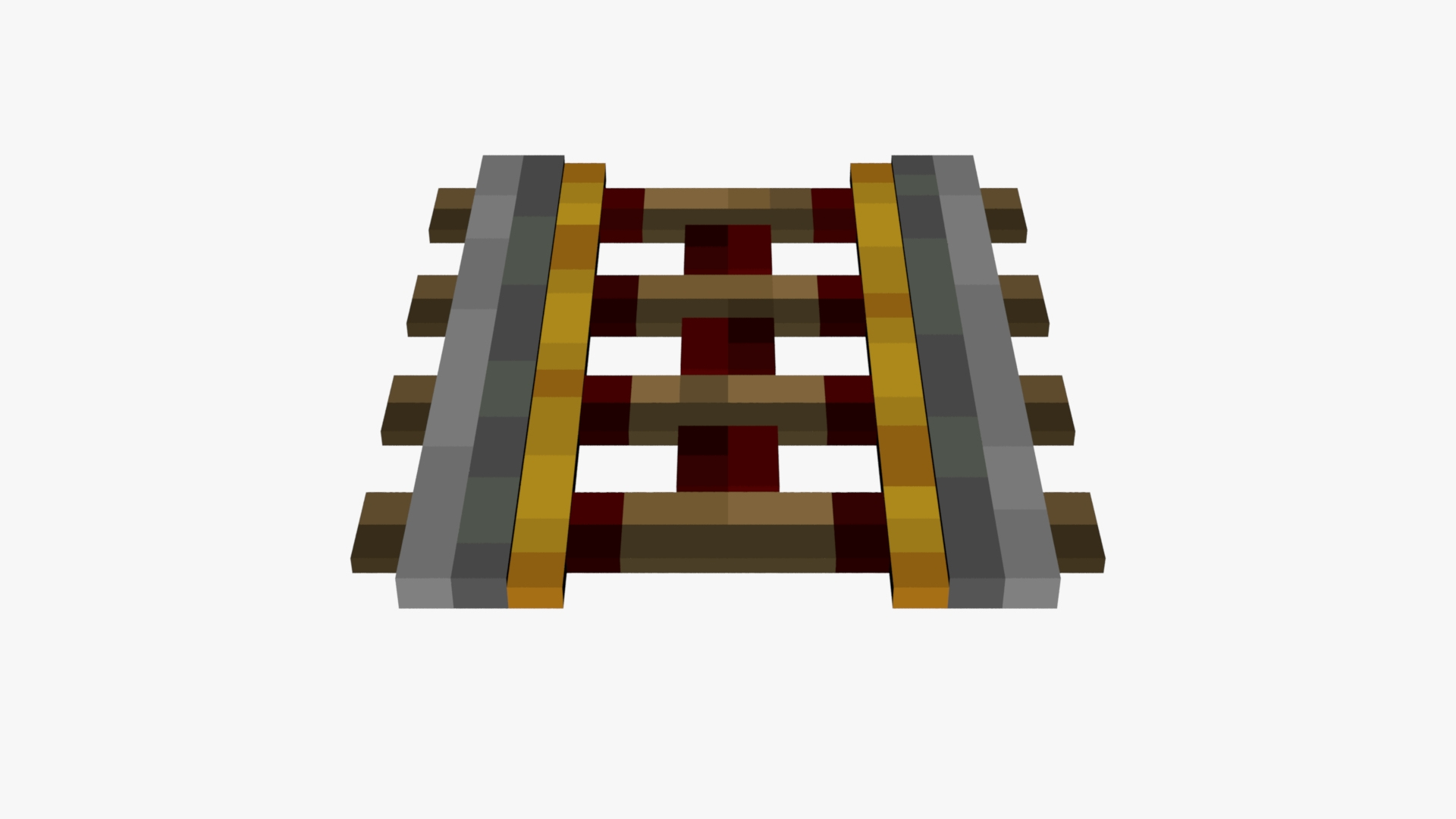 Minecraft Rail 3D Model - TurboSquid 1930432