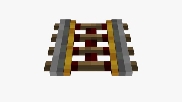 modelo 3d Minecraft Rail - TurboSquid 1930432