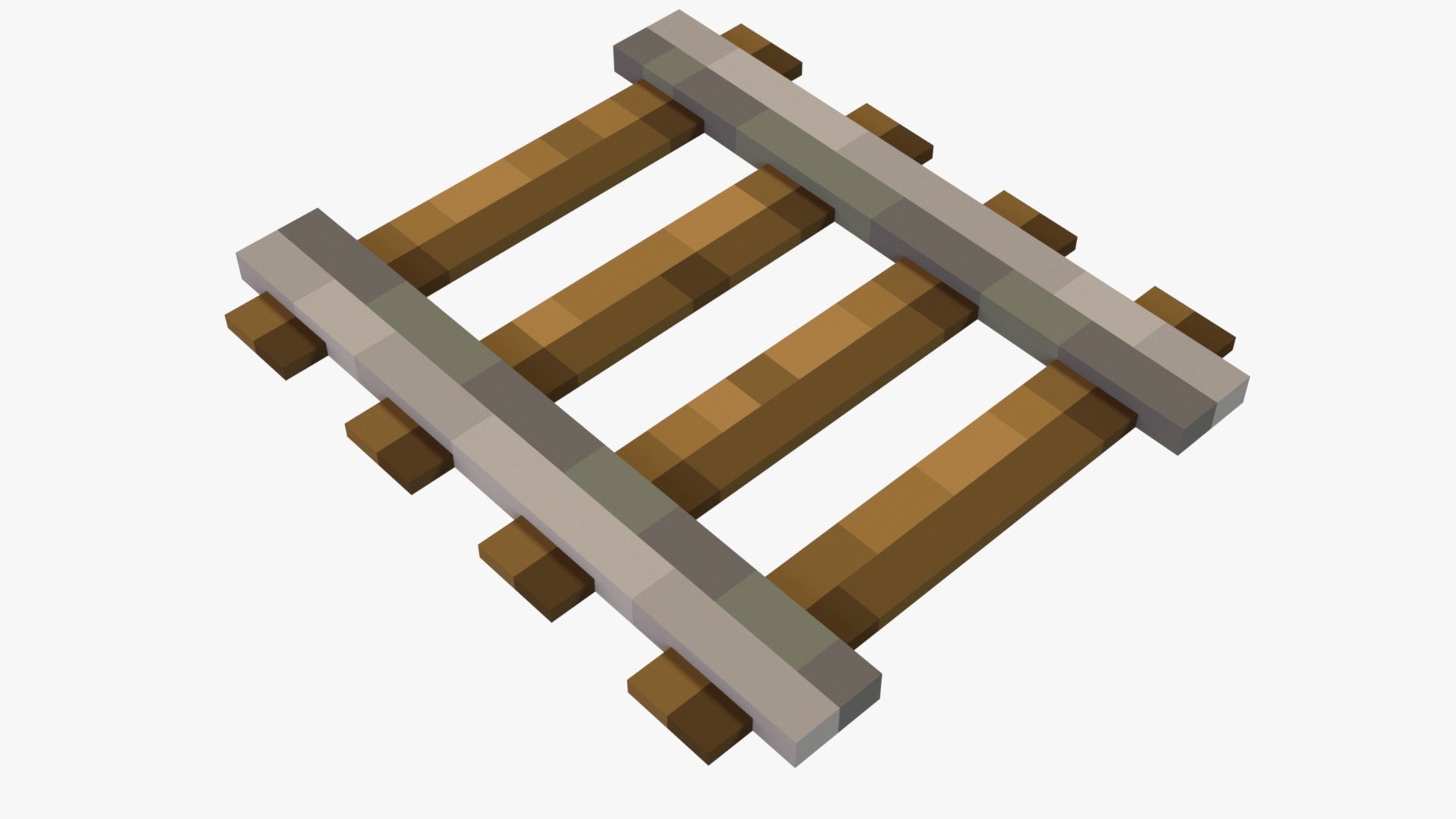 Minecraft Rail 3D Model - TurboSquid 1930432