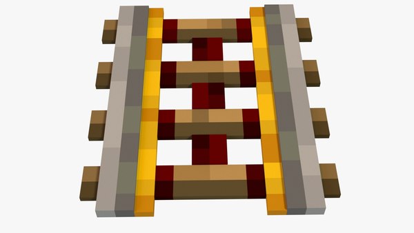 Minecraft Rail 3D 모델 - TurboSquid 1930432