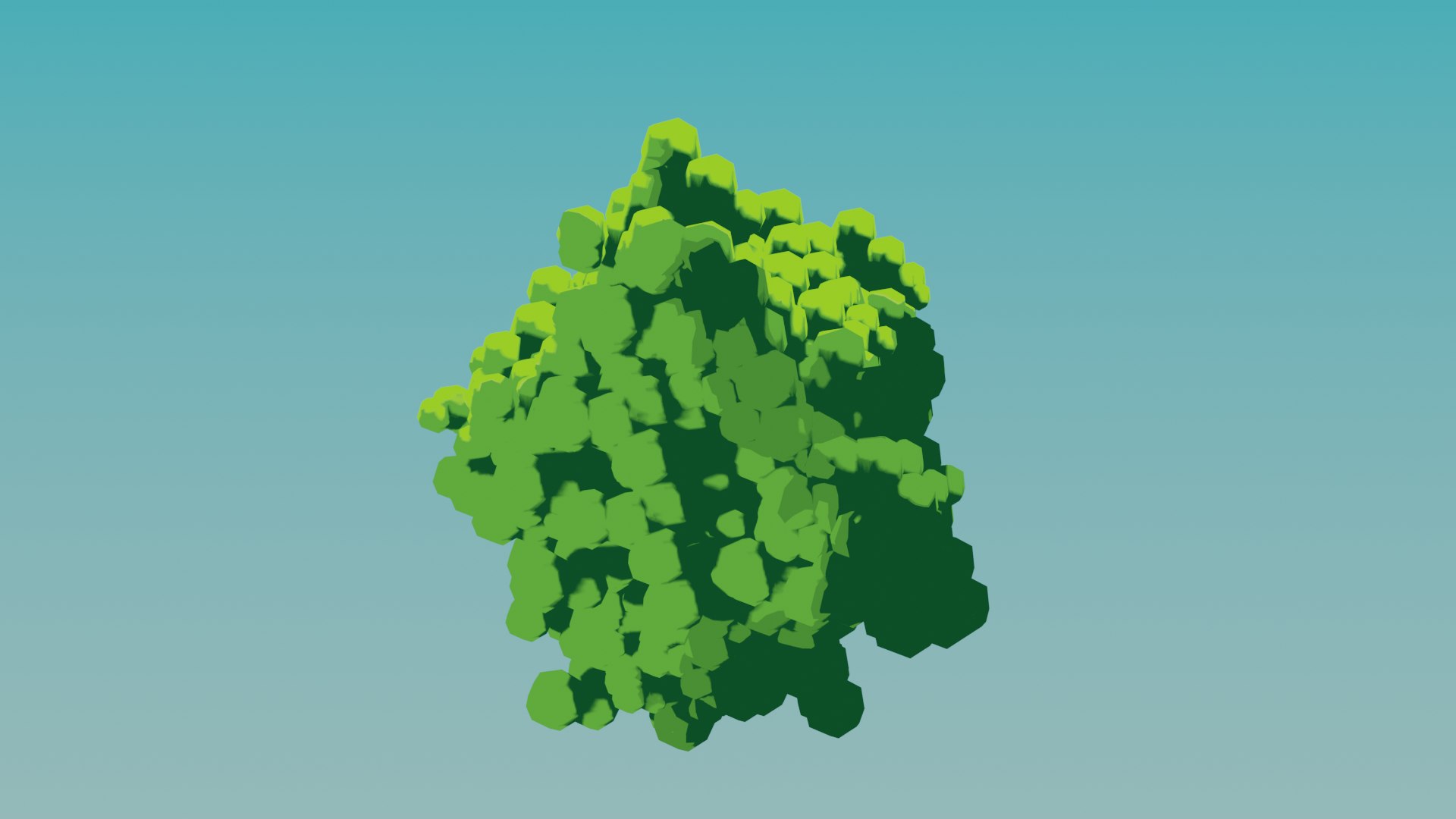 3D Bushes Greenery Trees Landscaping In The Style Of Anime Ghibli 3D ...