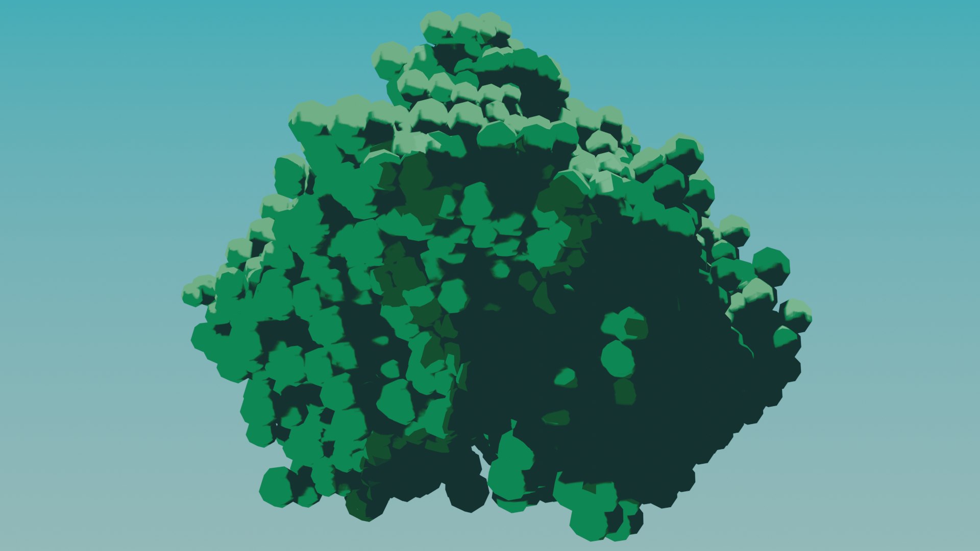 3D Bushes Greenery Trees Landscaping In The Style Of Anime Ghibli 3D ...