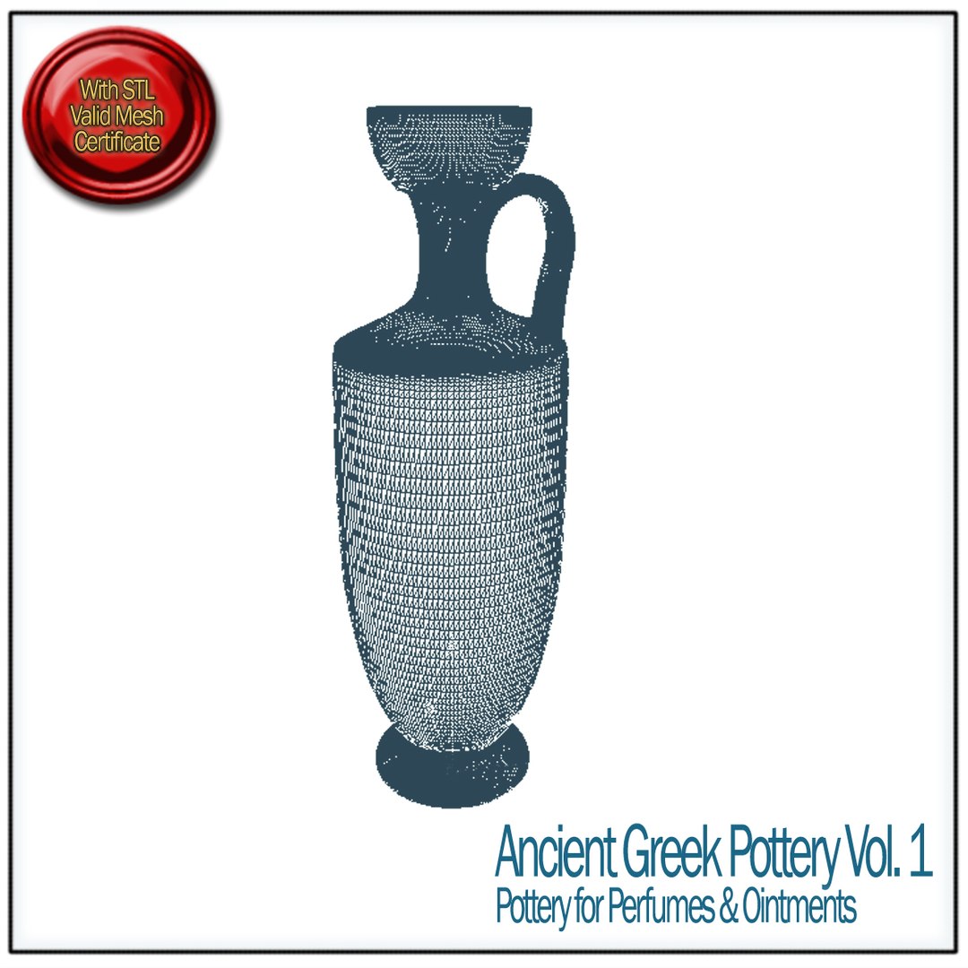 3d Obj Ancient Greek Pottery Vol 1