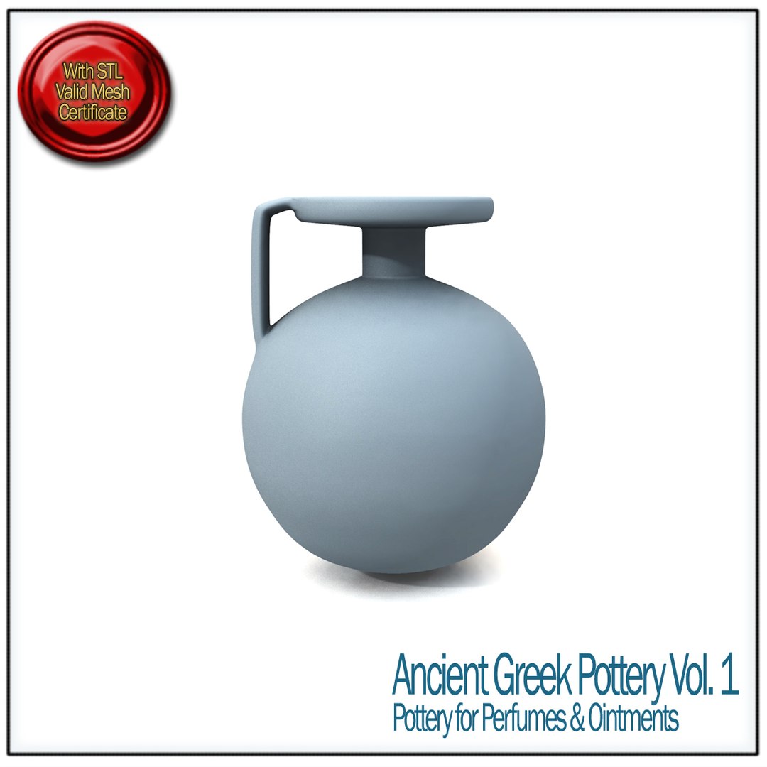 3d Obj Ancient Greek Pottery Vol 1
