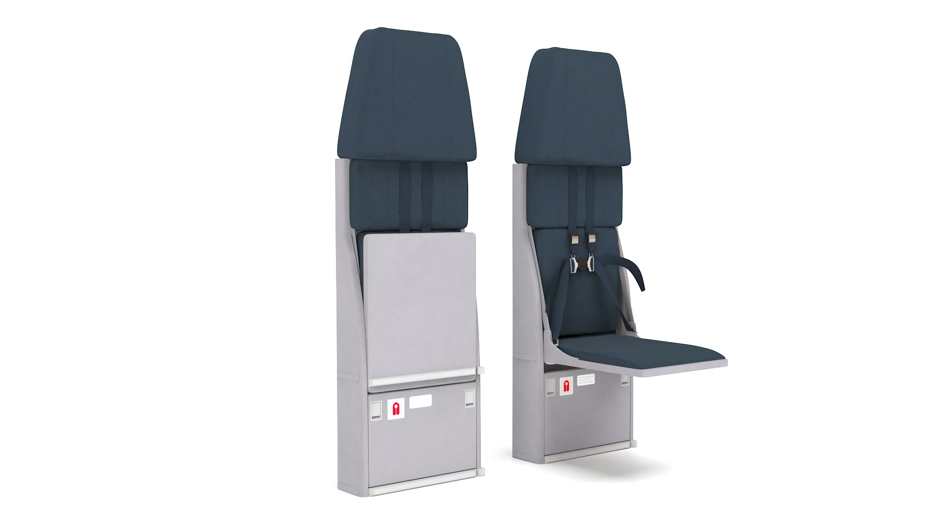 Crew Seat 3D Model - TurboSquid 2082309