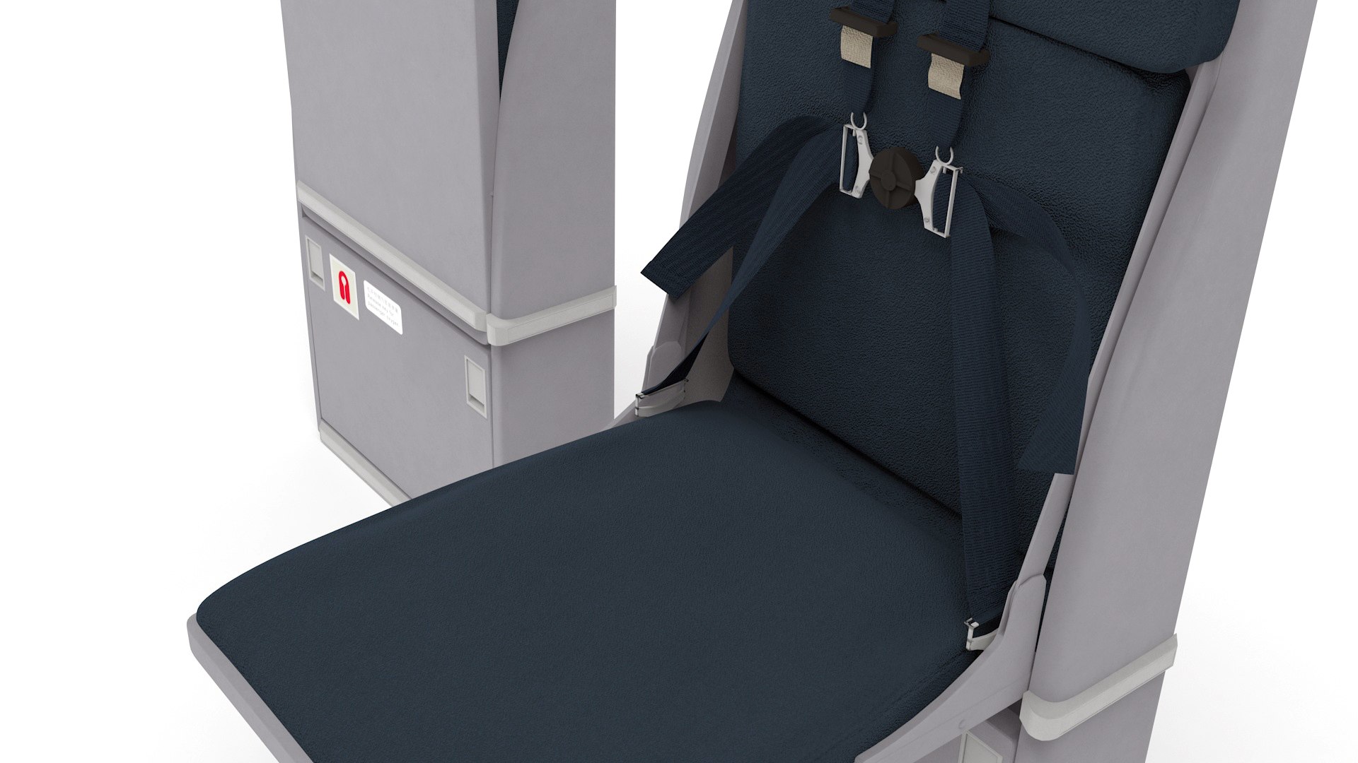Crew Seat 3D Model - TurboSquid 2082309