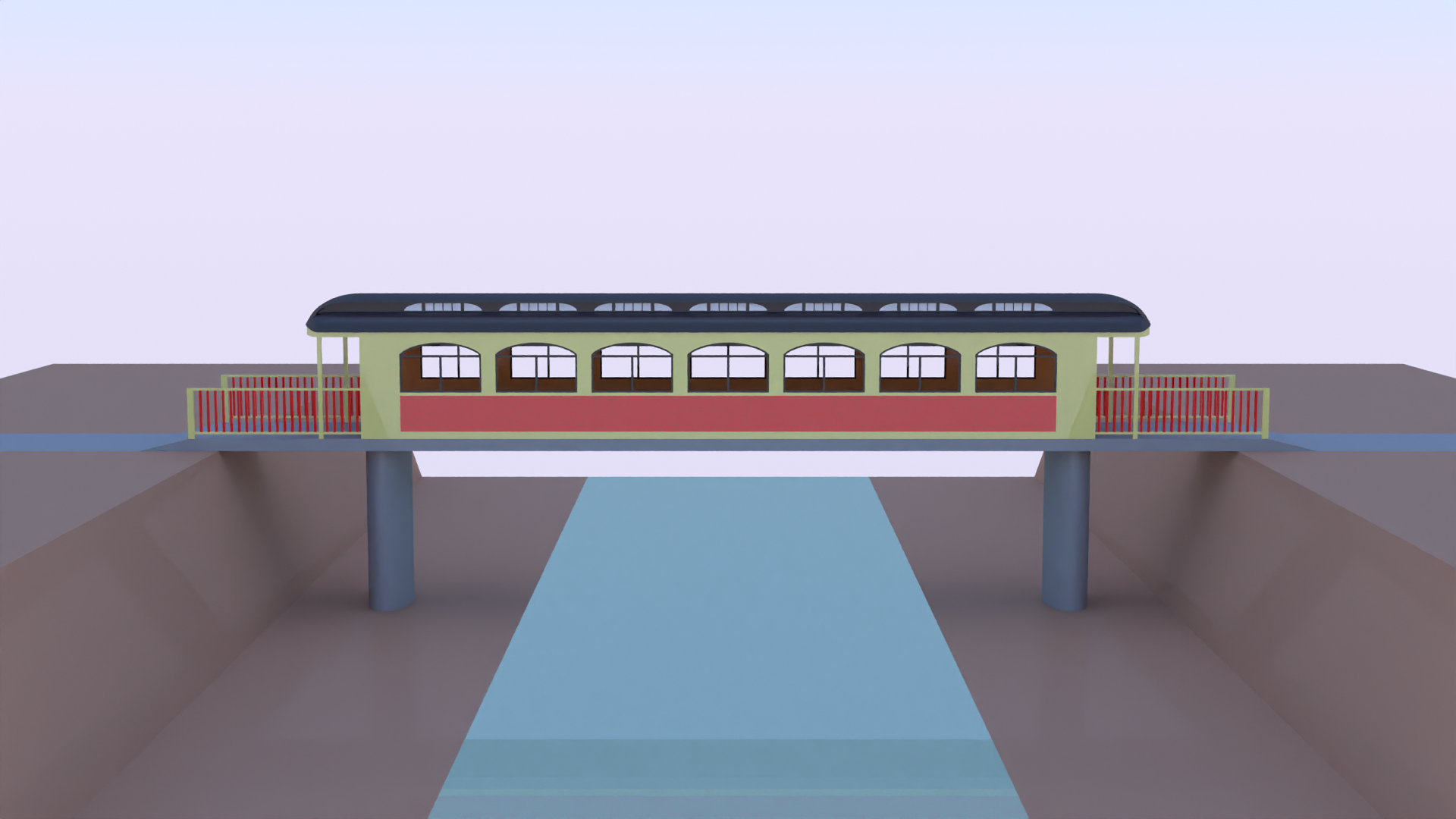 3D Old and modern covered bridges - TurboSquid 2104426