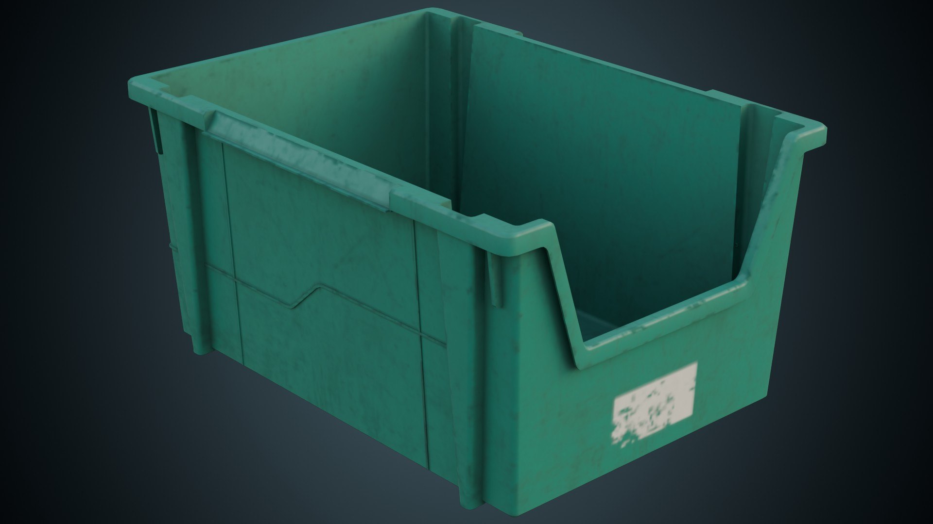 3D Storage Bin 1B - TurboSquid 2239635
