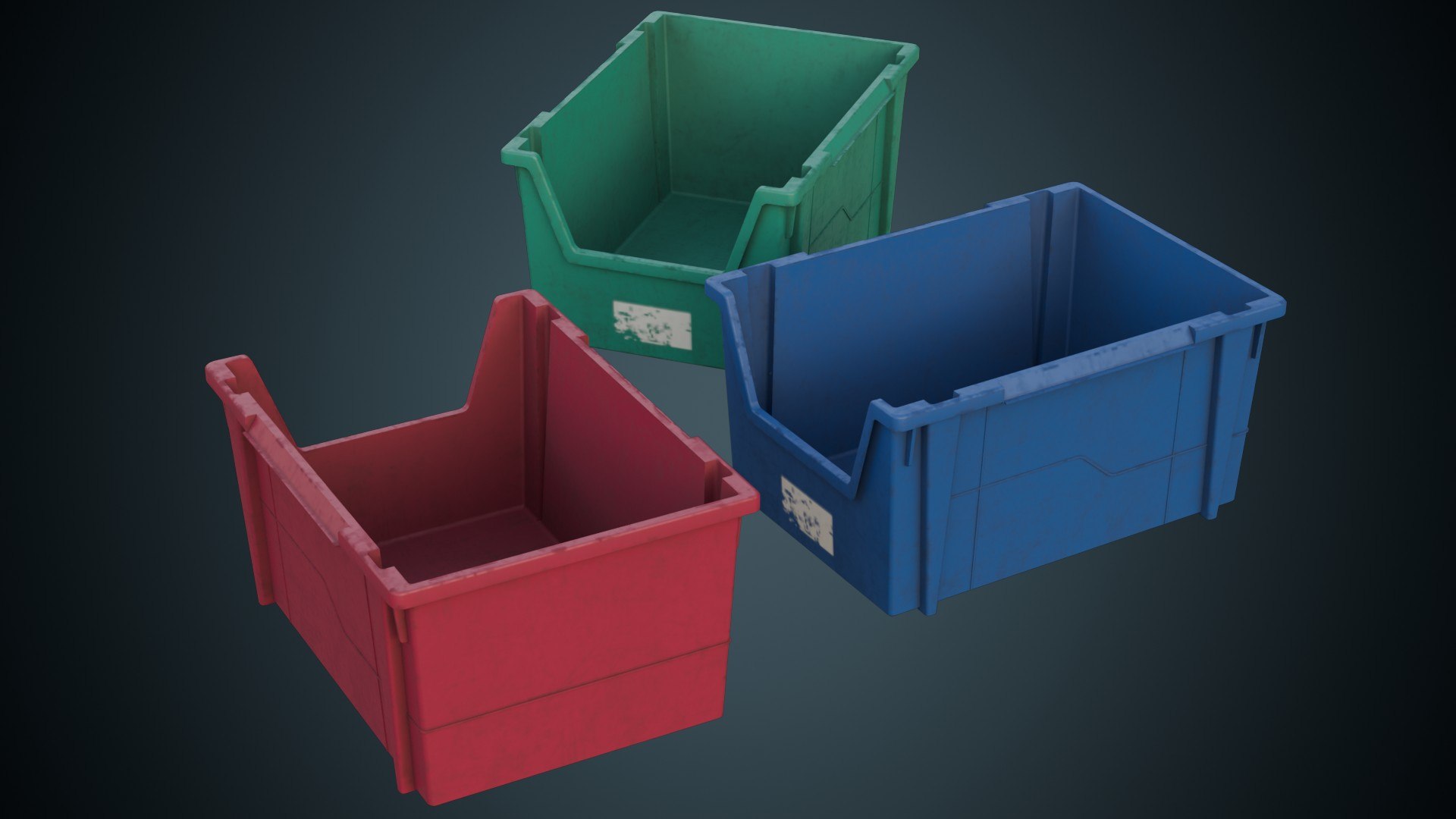 3D Storage Bin 1B - TurboSquid 2239635