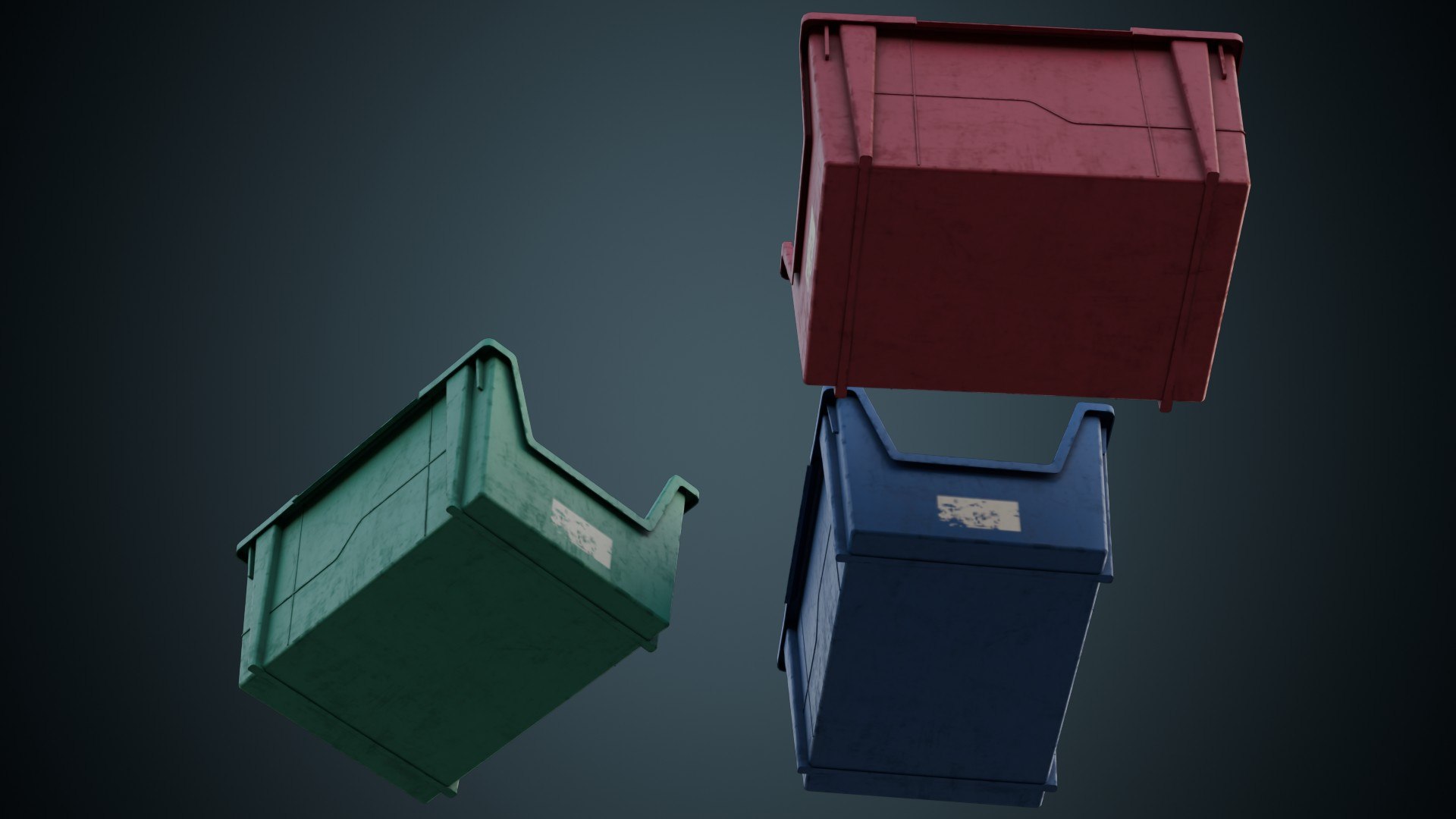 3D Storage Bin 1B - TurboSquid 2239635