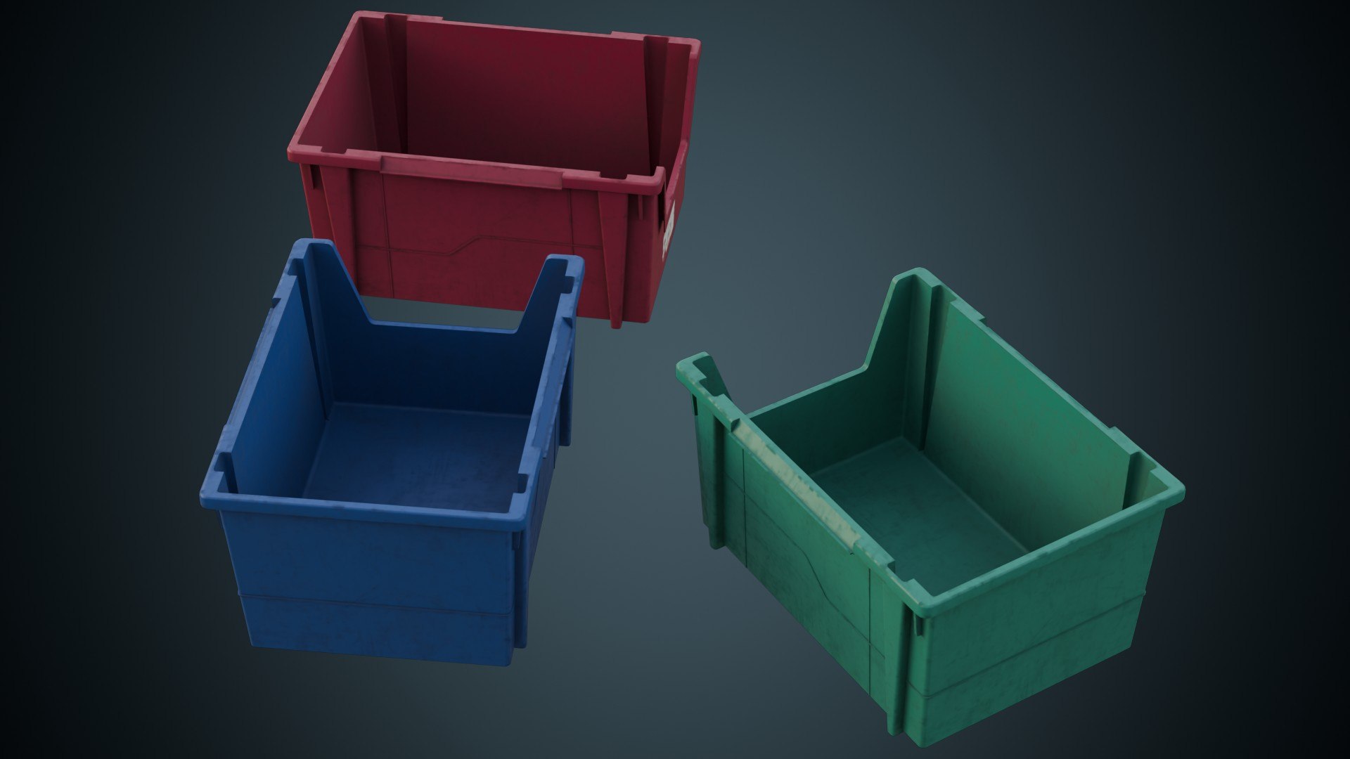 3D Storage Bin 1B - TurboSquid 2239635