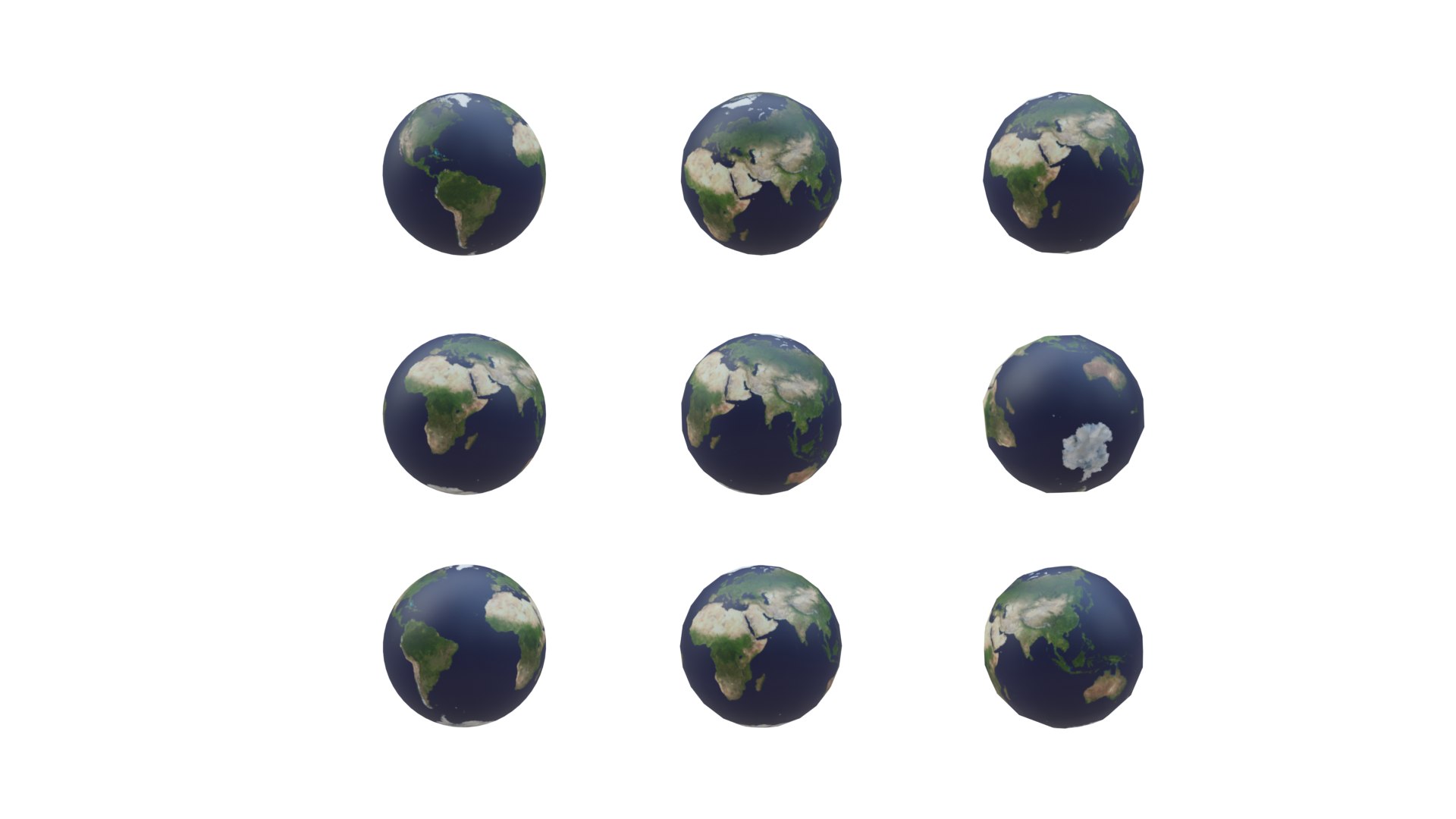 World Map -Planet Earth 3D Model - TurboSquid 1918206