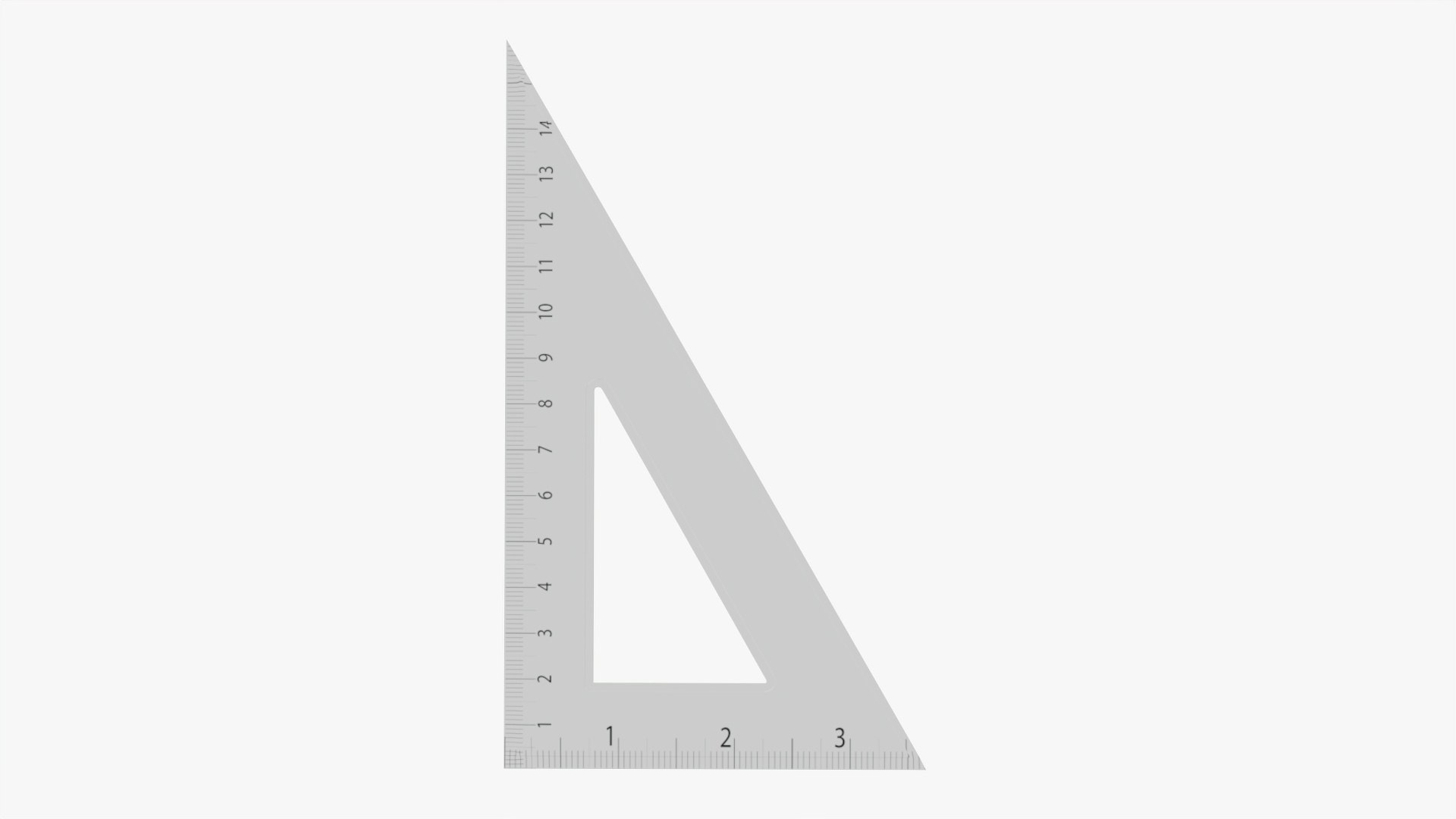 3D Square Ruler Tool - TurboSquid 1699171