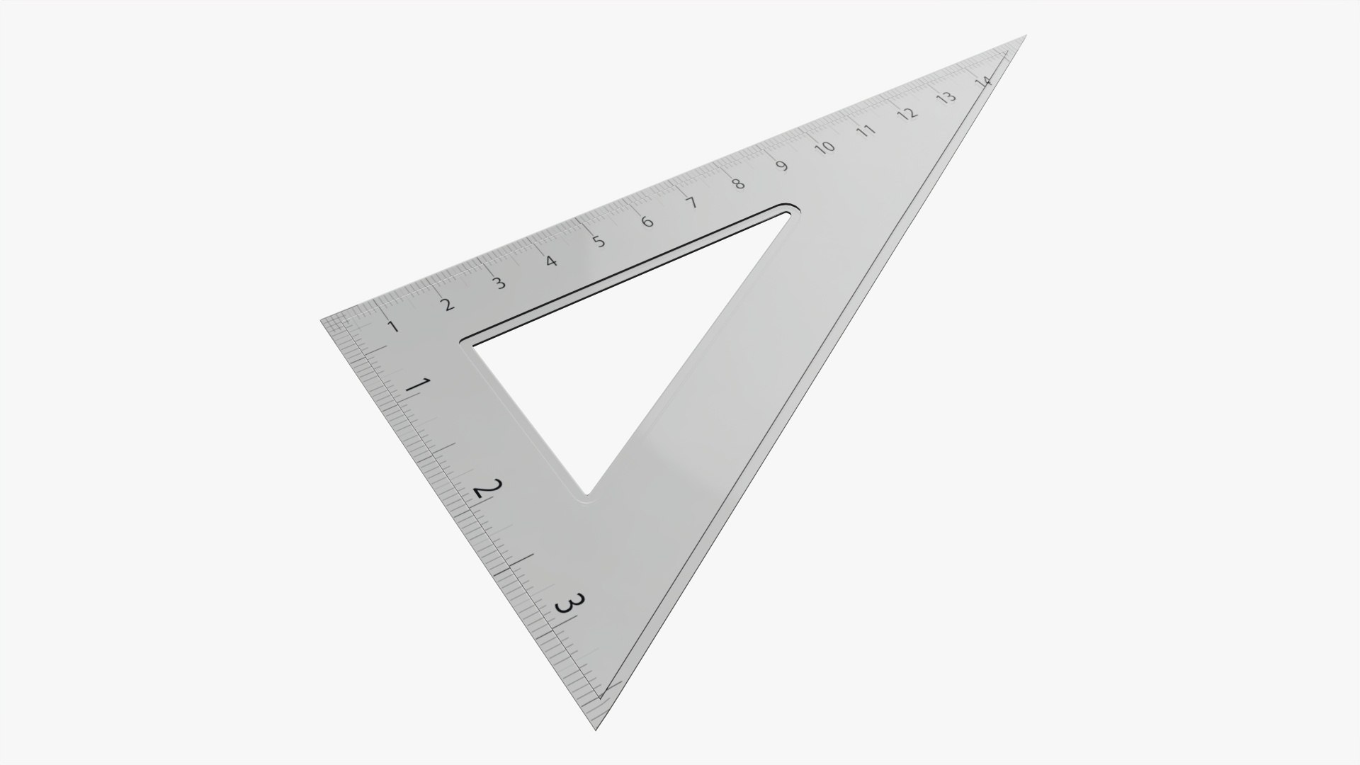 3D Square Ruler Tool - TurboSquid 1699171