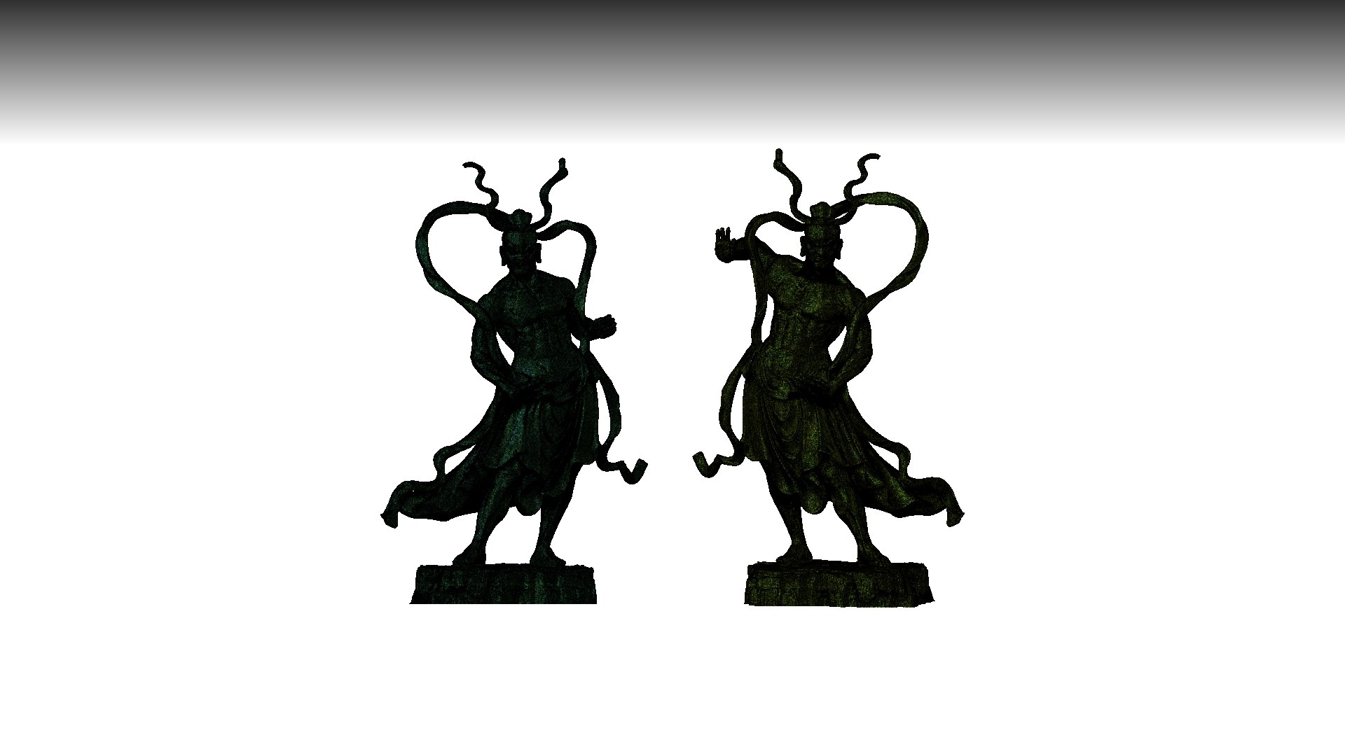 3D 3D Model Of Two Vajra Gods Model - TurboSquid 2293829