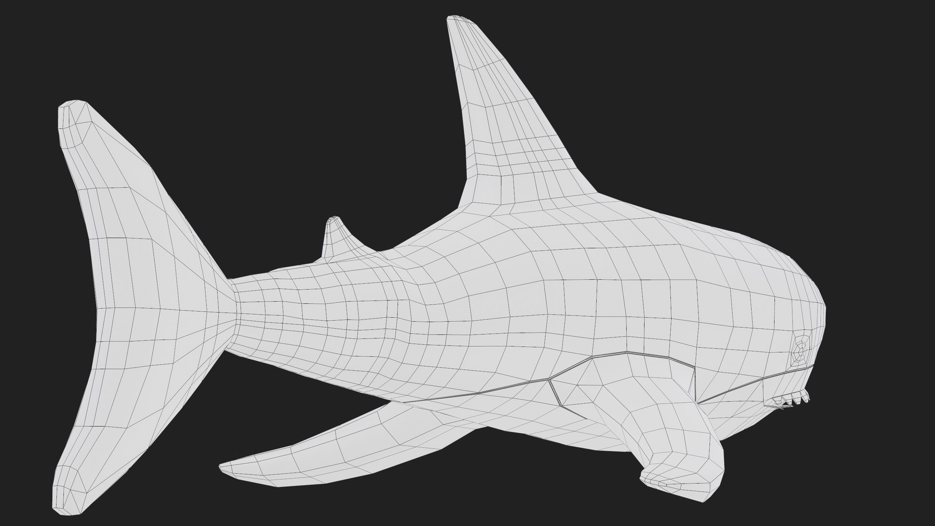 3D Model Stuffed Toy Shark IKEA Blahaj PBR - TurboSquid 2055068