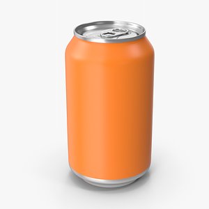 3D Orange Soda Cans Pack - TurboSquid 2019215