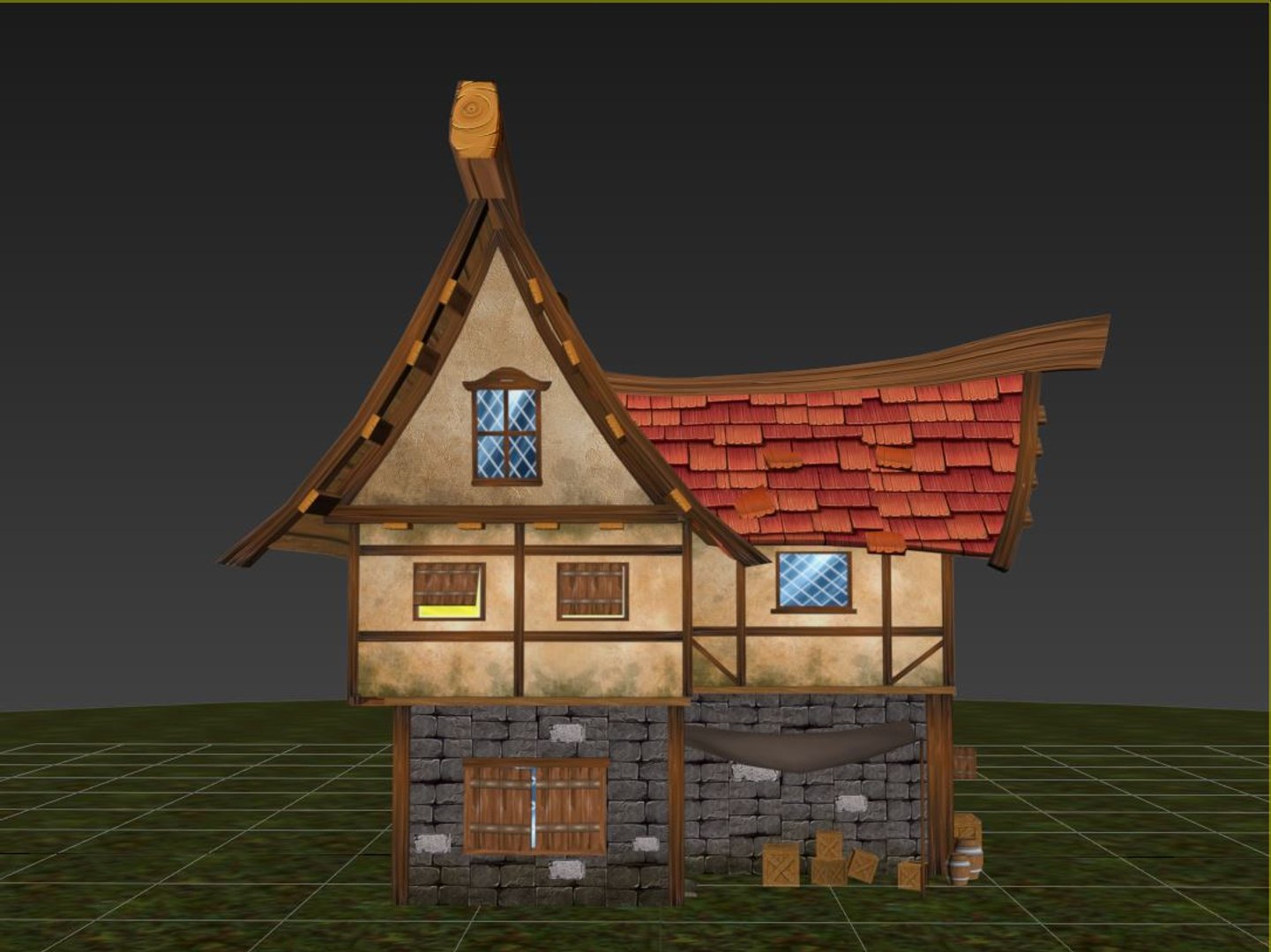 3d Casual Cottage