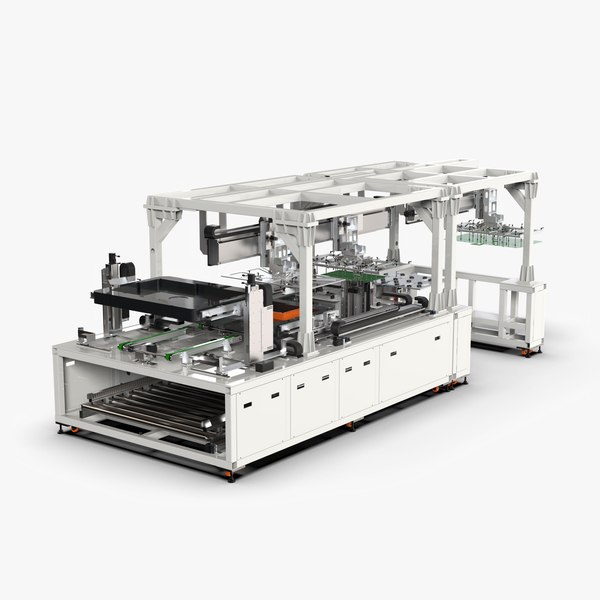 Automatic LCD Panel Assembly Line 3D model - TurboSquid 2001347