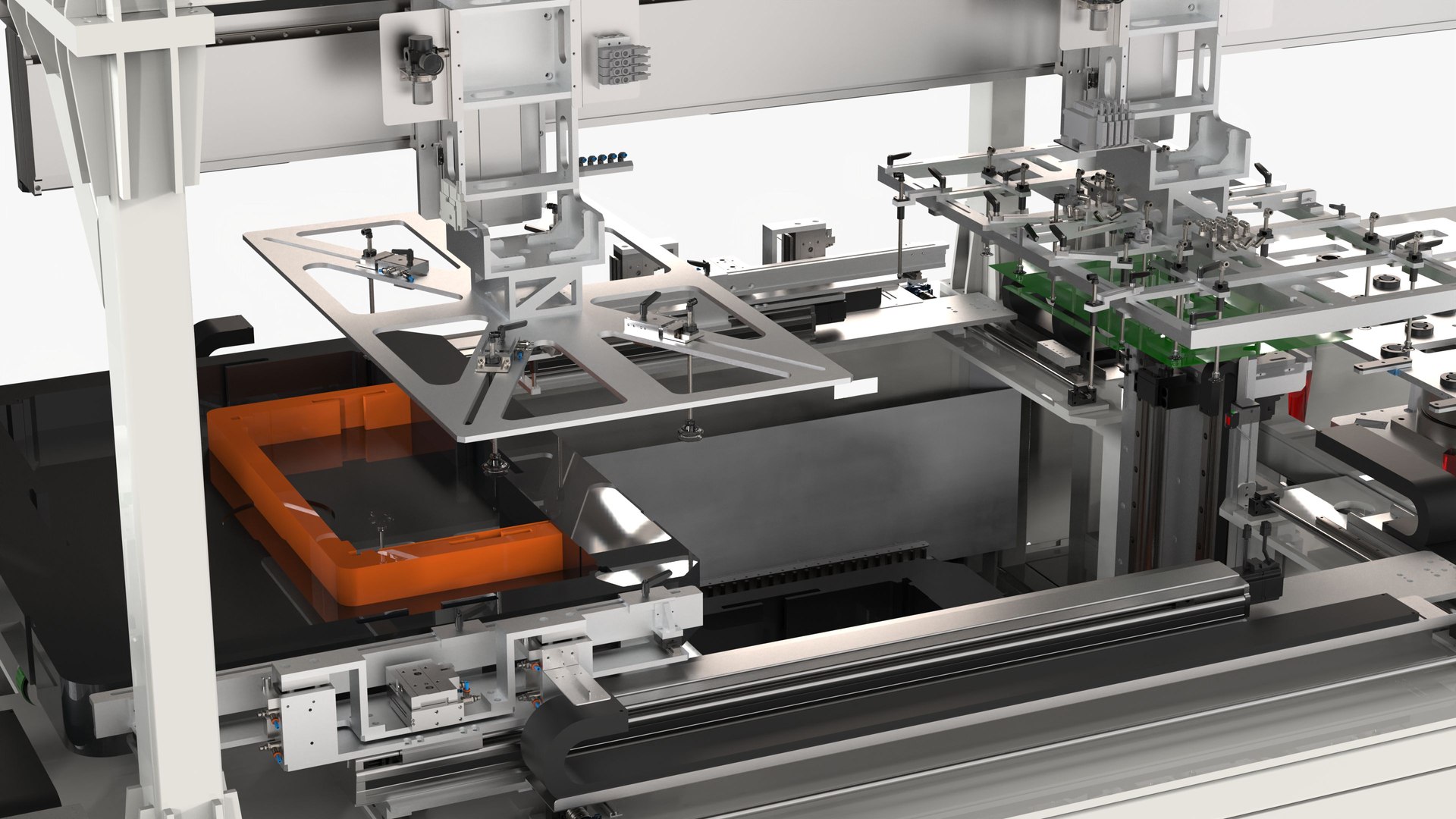 Automatic LCD Panel Assembly Line 3D Model - TurboSquid 2001347