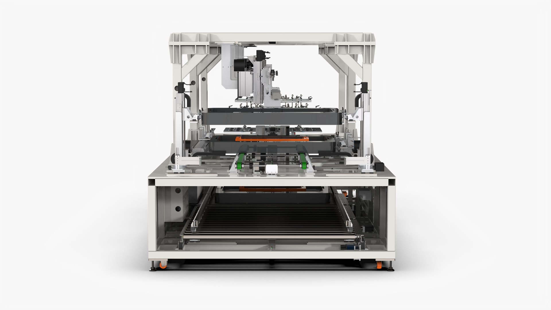 Automatic LCD Panel Assembly Line 3D Model - TurboSquid 2001347