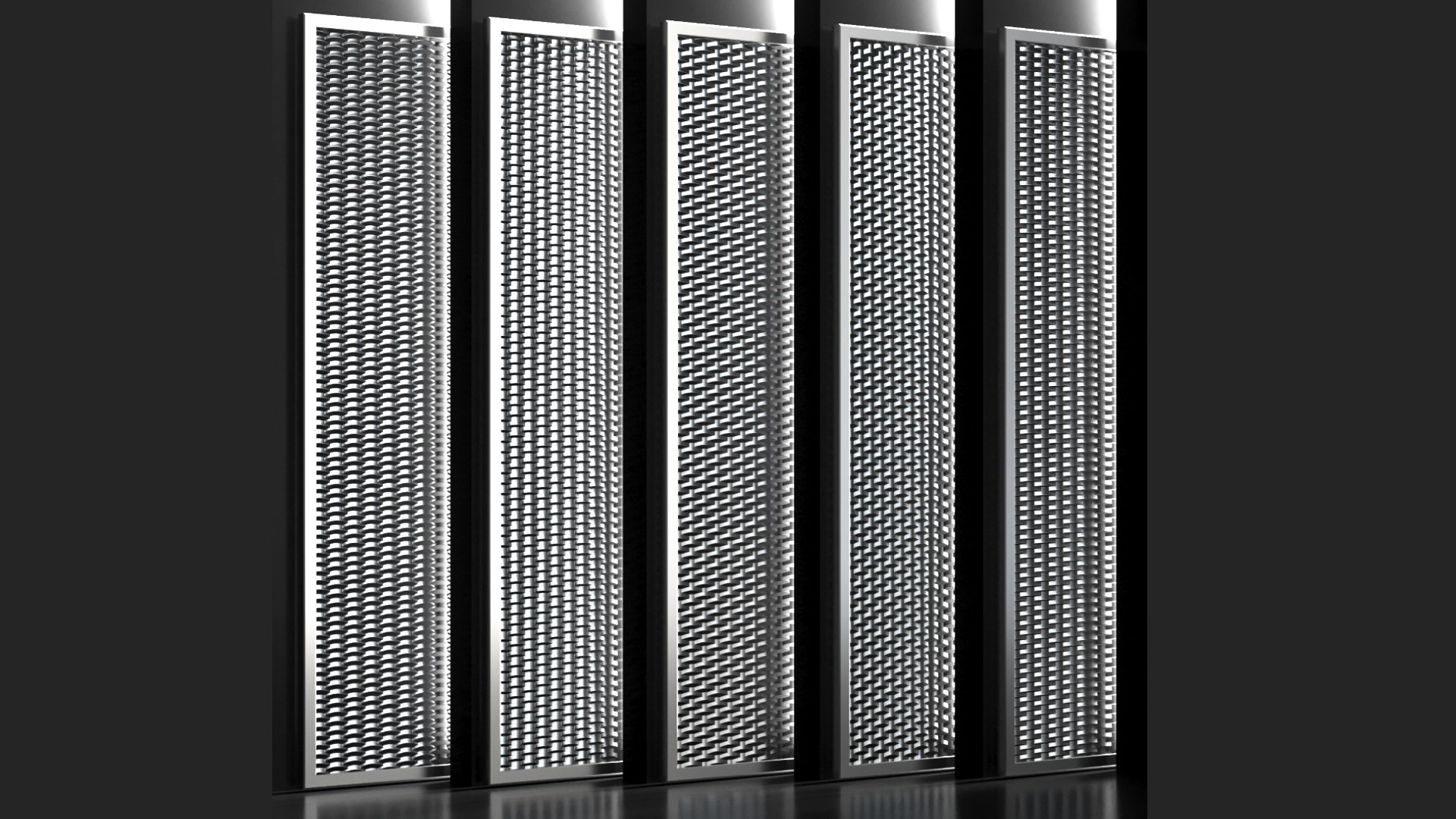 Expanded Metal Lattices 2 - Arc 3D - TurboSquid 2373640