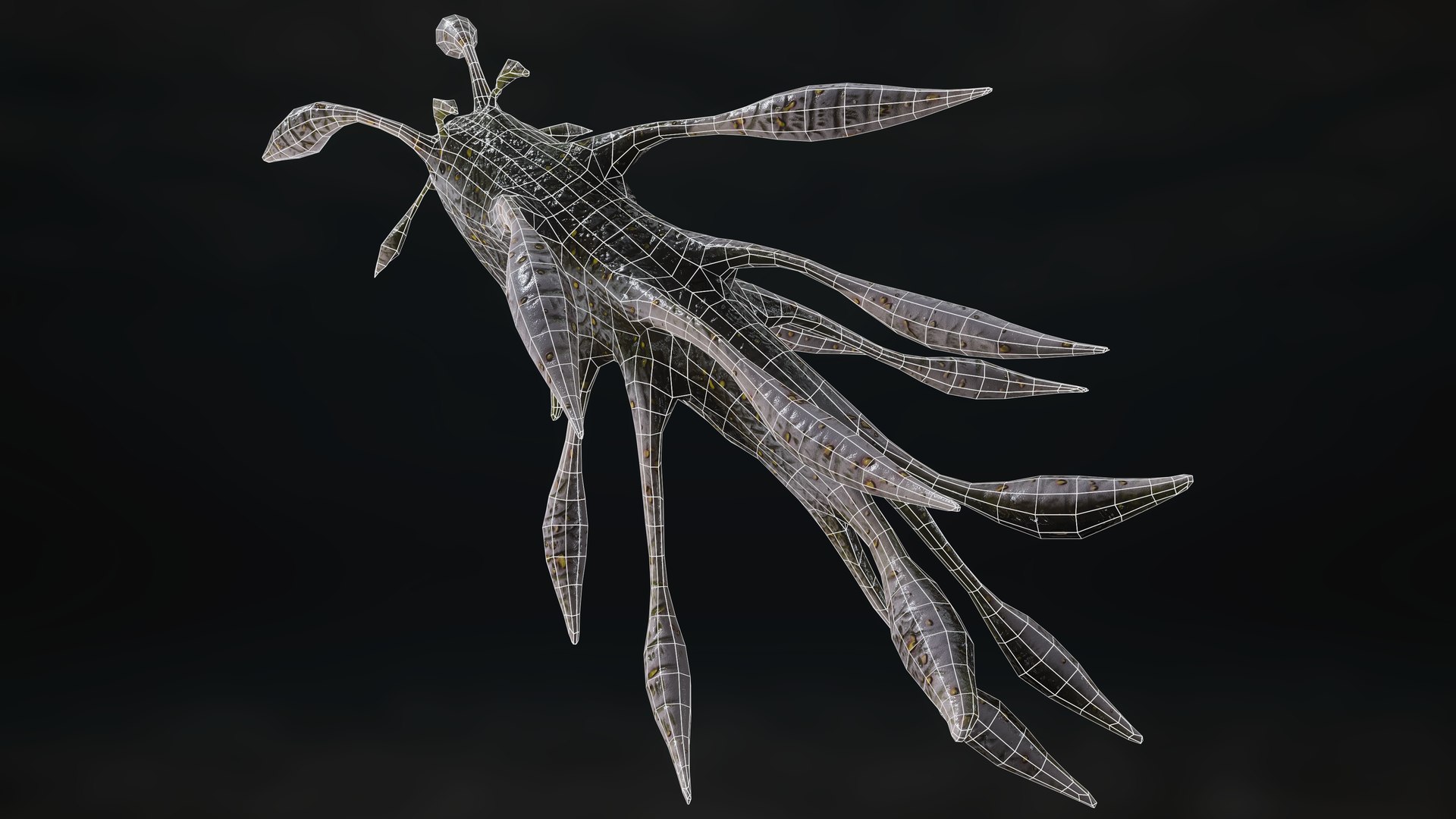 Flying Luminous Monster 3D Model - TurboSquid 1493926