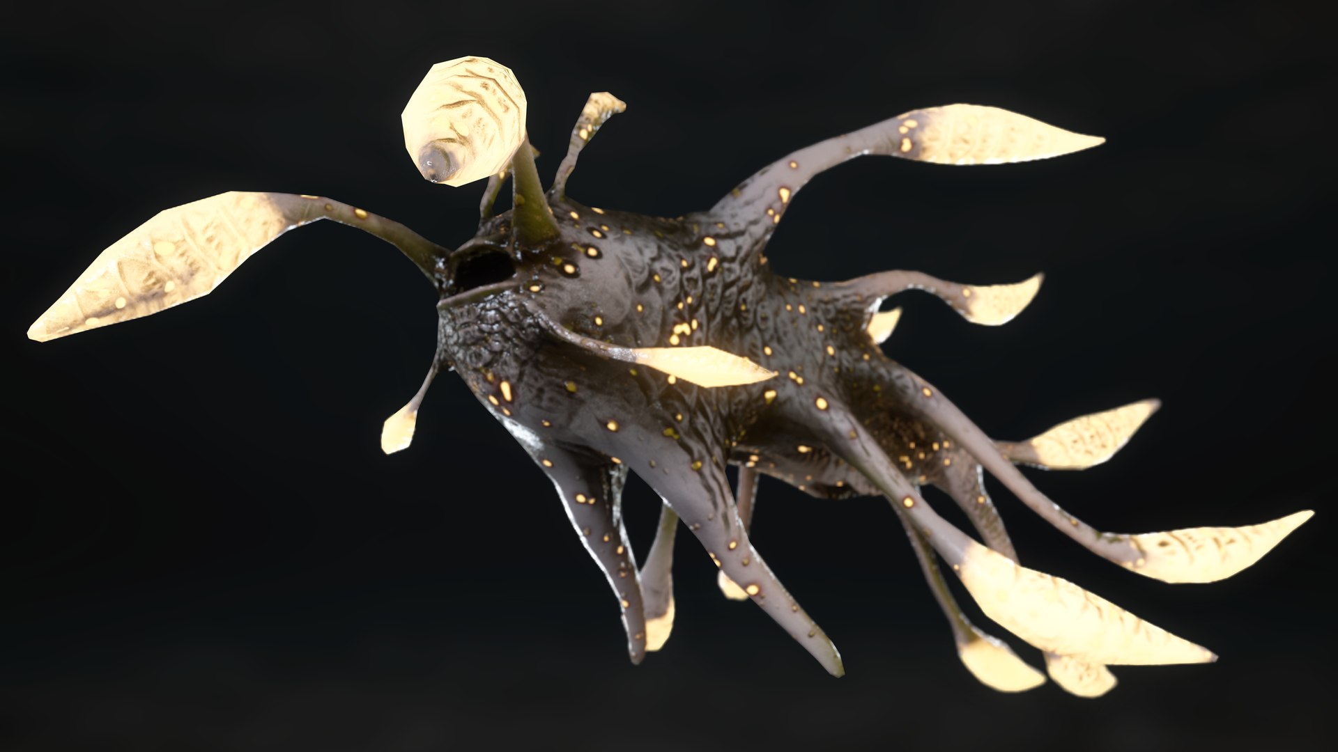 Flying Luminous Monster 3D Model - TurboSquid 1493926
