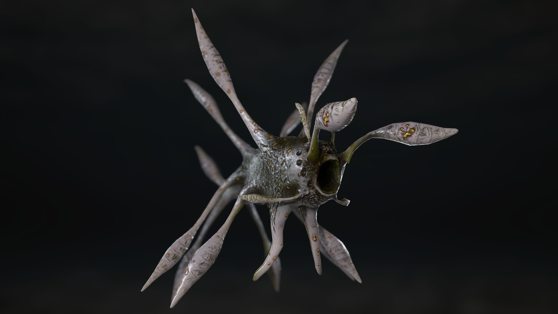 Flying luminous monster 3D model - TurboSquid 1493926