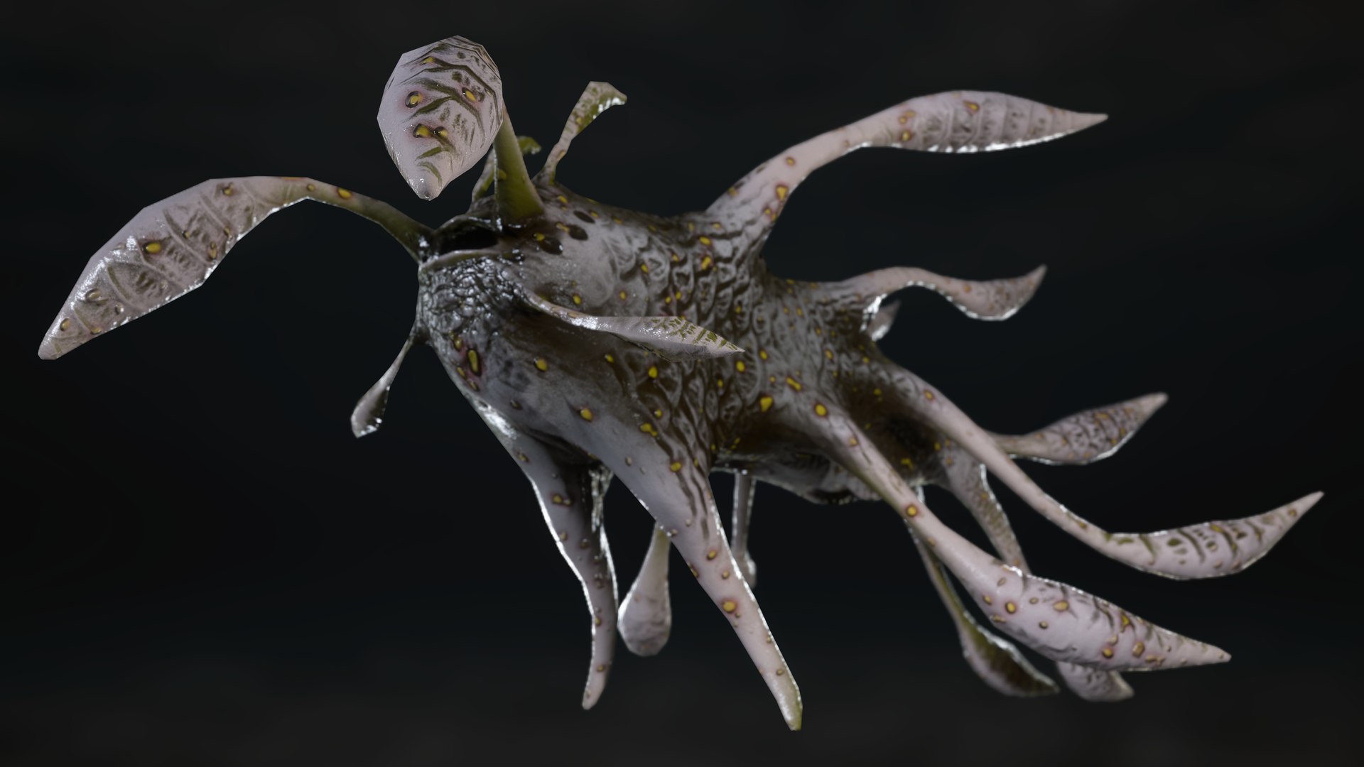 Flying Luminous Monster 3D Model - TurboSquid 1493926