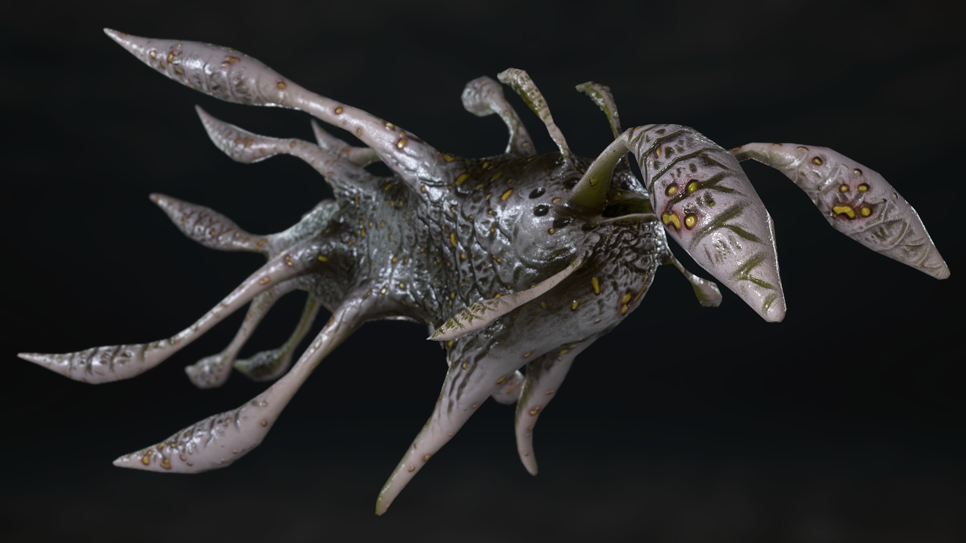 Flying Luminous Monster 3D Model - TurboSquid 1493926