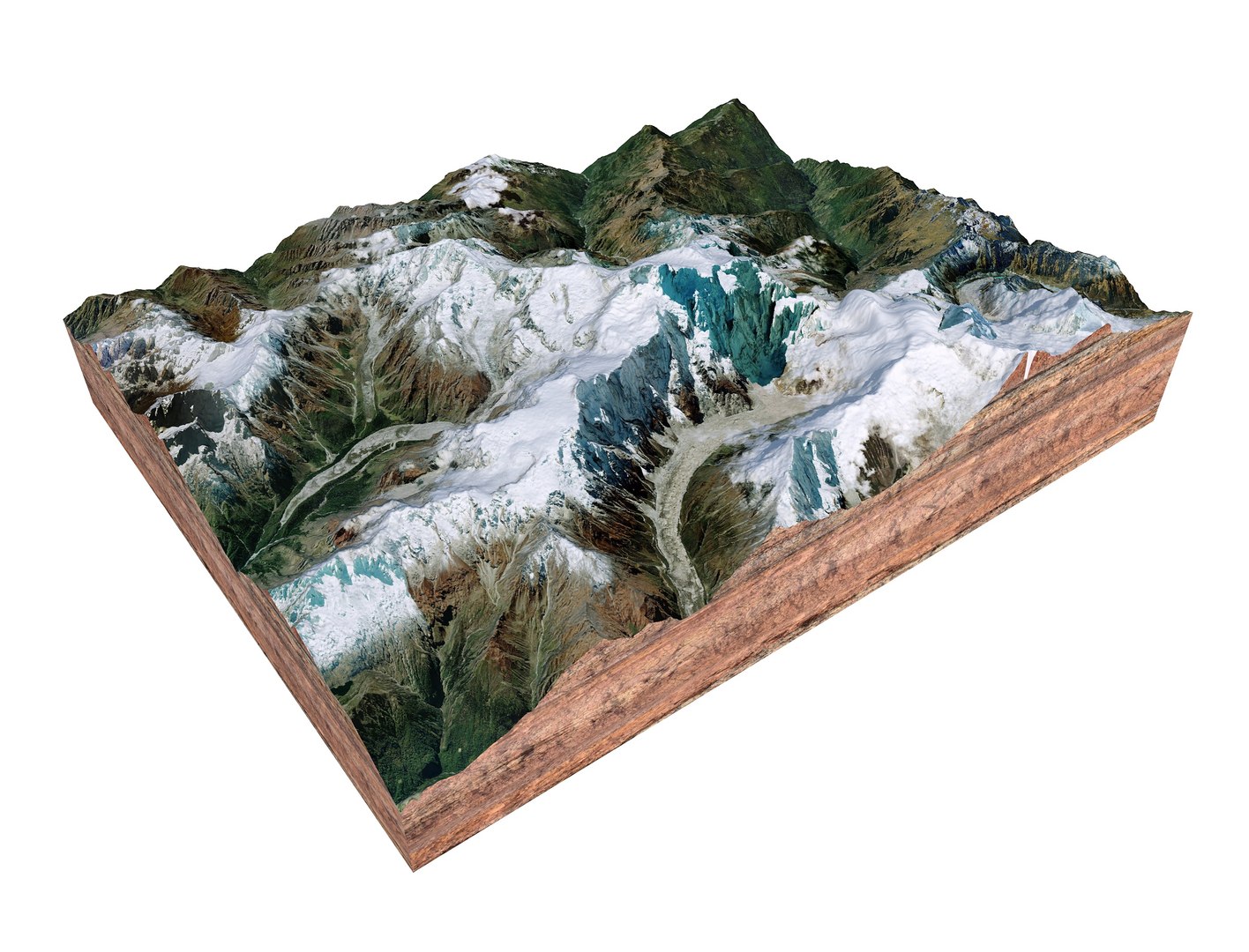 3D Himalchuli Mountain Nepal - TurboSquid 2061699