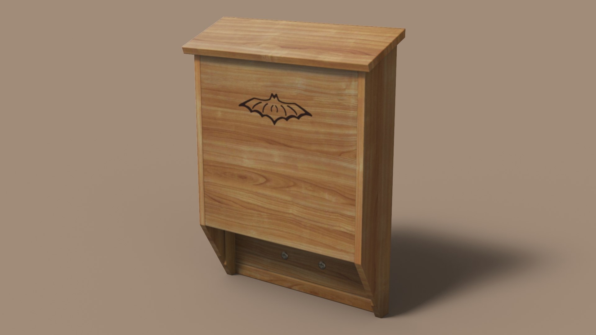 3D Bat House Wooden - TurboSquid 2232809