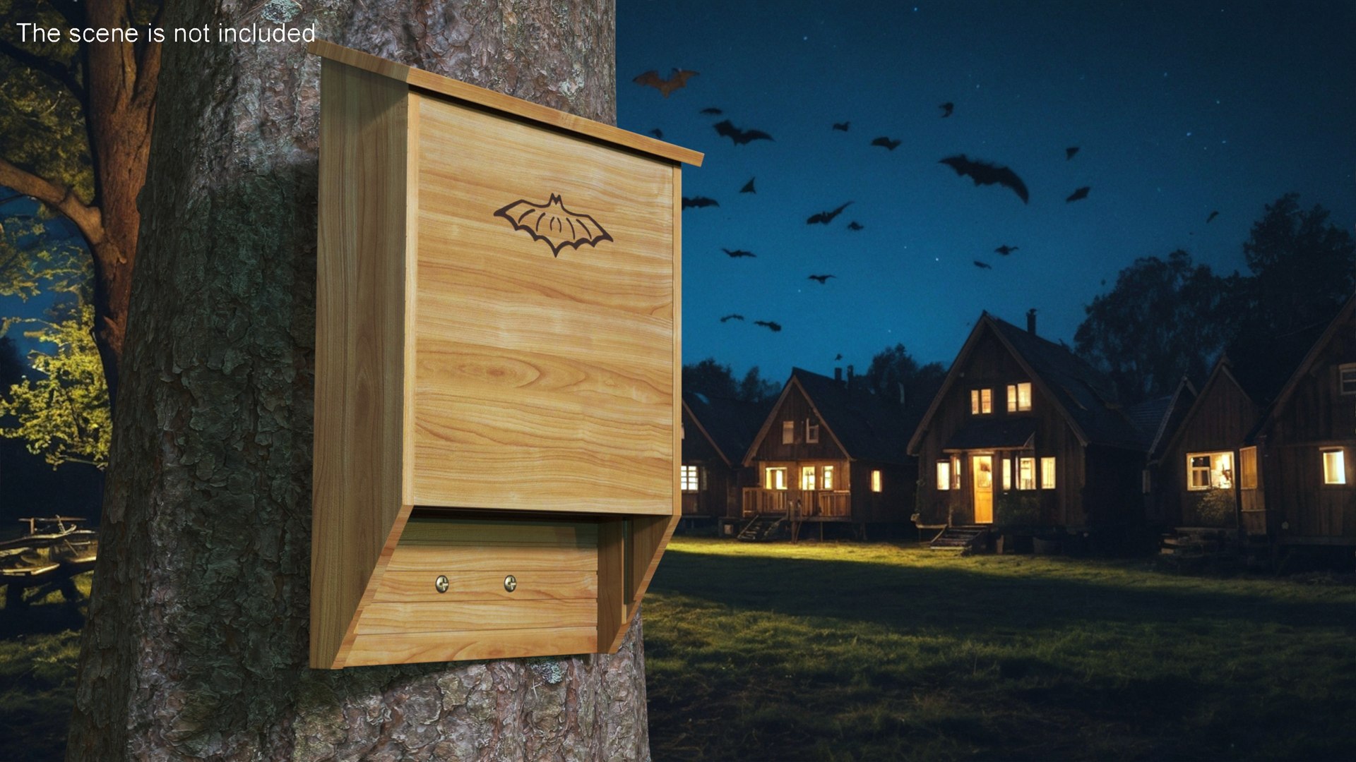 3D Bat House Wooden - TurboSquid 2232809