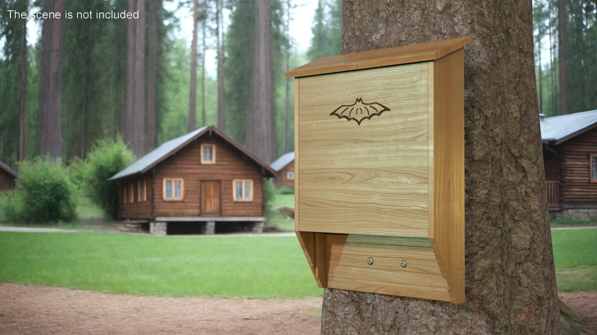 3D Bat House Wooden - TurboSquid 2232809